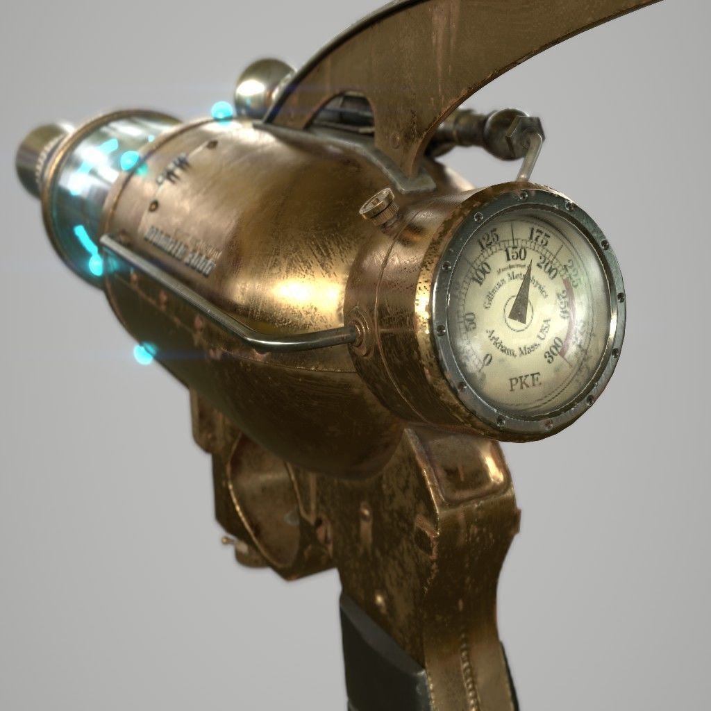 3D model Retro Style Ray Gun VR / AR / low-poly | CGTrader