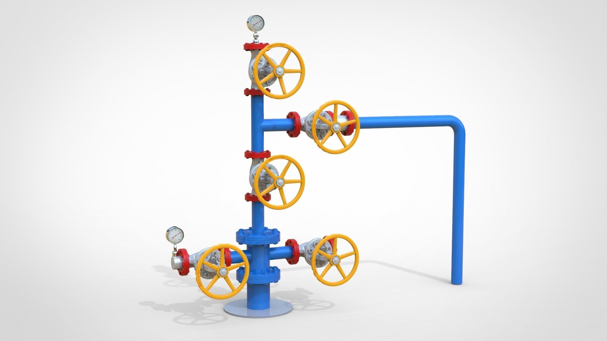 Bore system 3D model | CGTrader