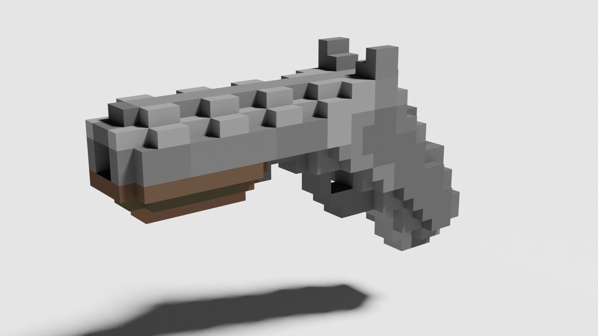 3D model Voxel Gun VR / AR / low-poly | CGTrader