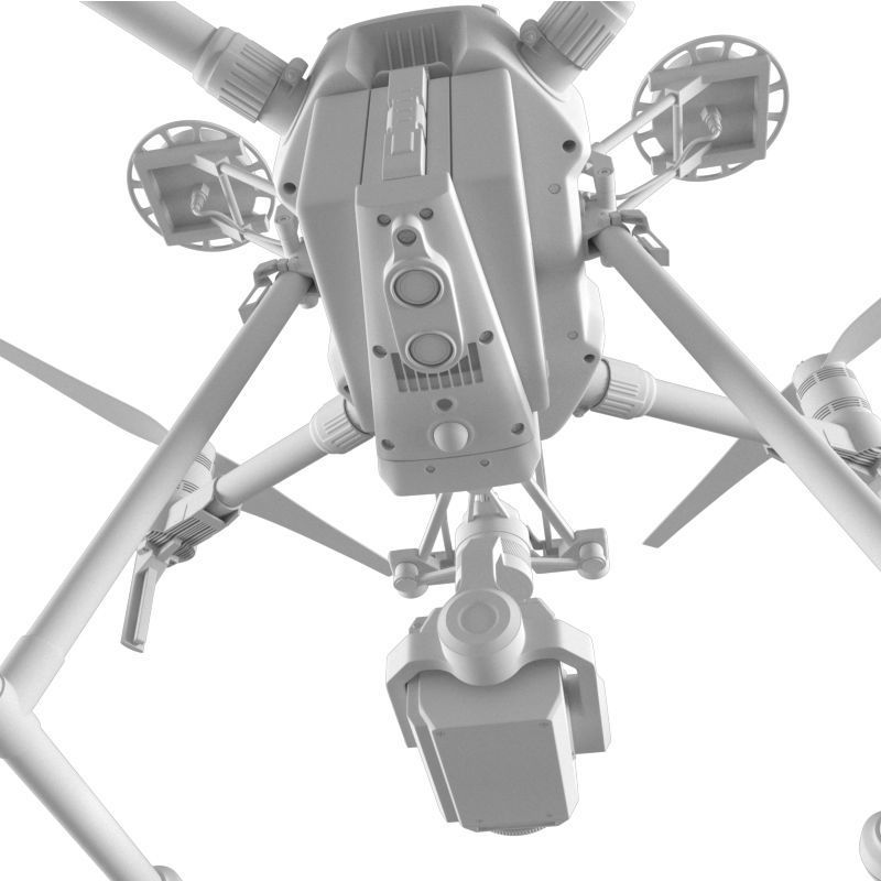 DJI Matrice 210 RTK 3D model animated | CGTrader