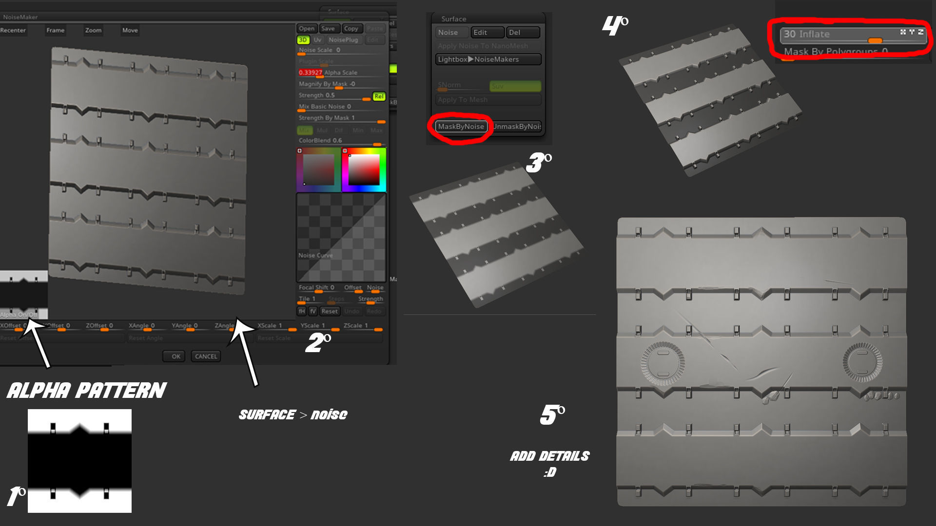 80 HARDSURFACE ALPHAS FREE free Texture | CGTrader