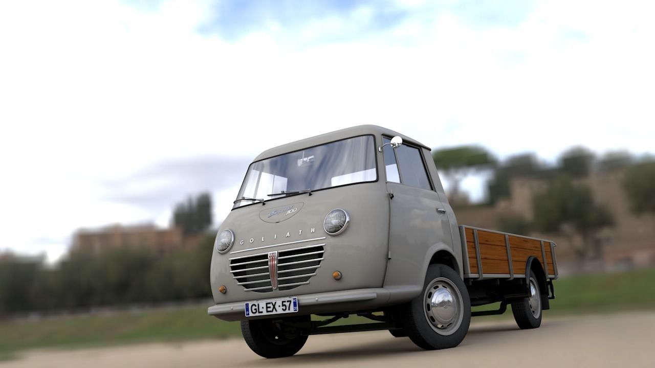 GOLIATH EXPRESS 1100 PICKUP 1957 3D model | CGTrader