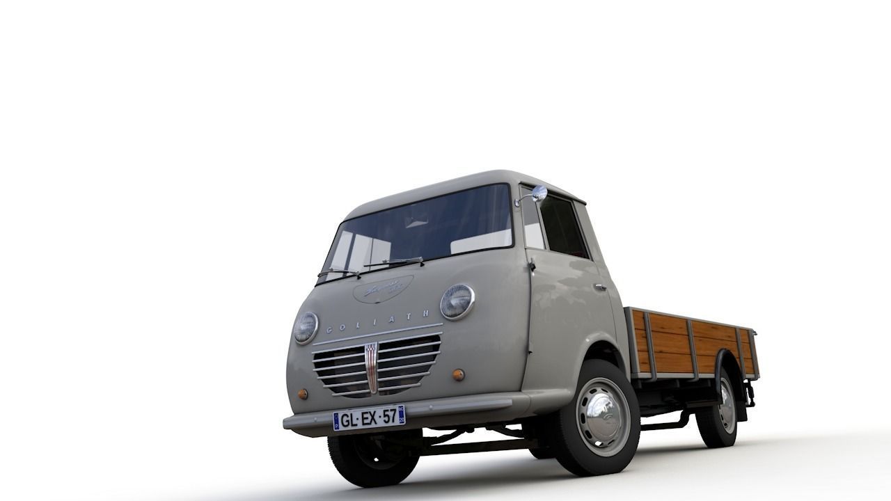 GOLIATH EXPRESS 1100 PICKUP 1957 3D model | CGTrader