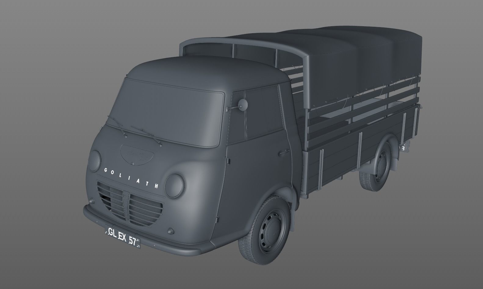 GOLIATH EXPRESS 1100 PICKUP 1957 3D model | CGTrader