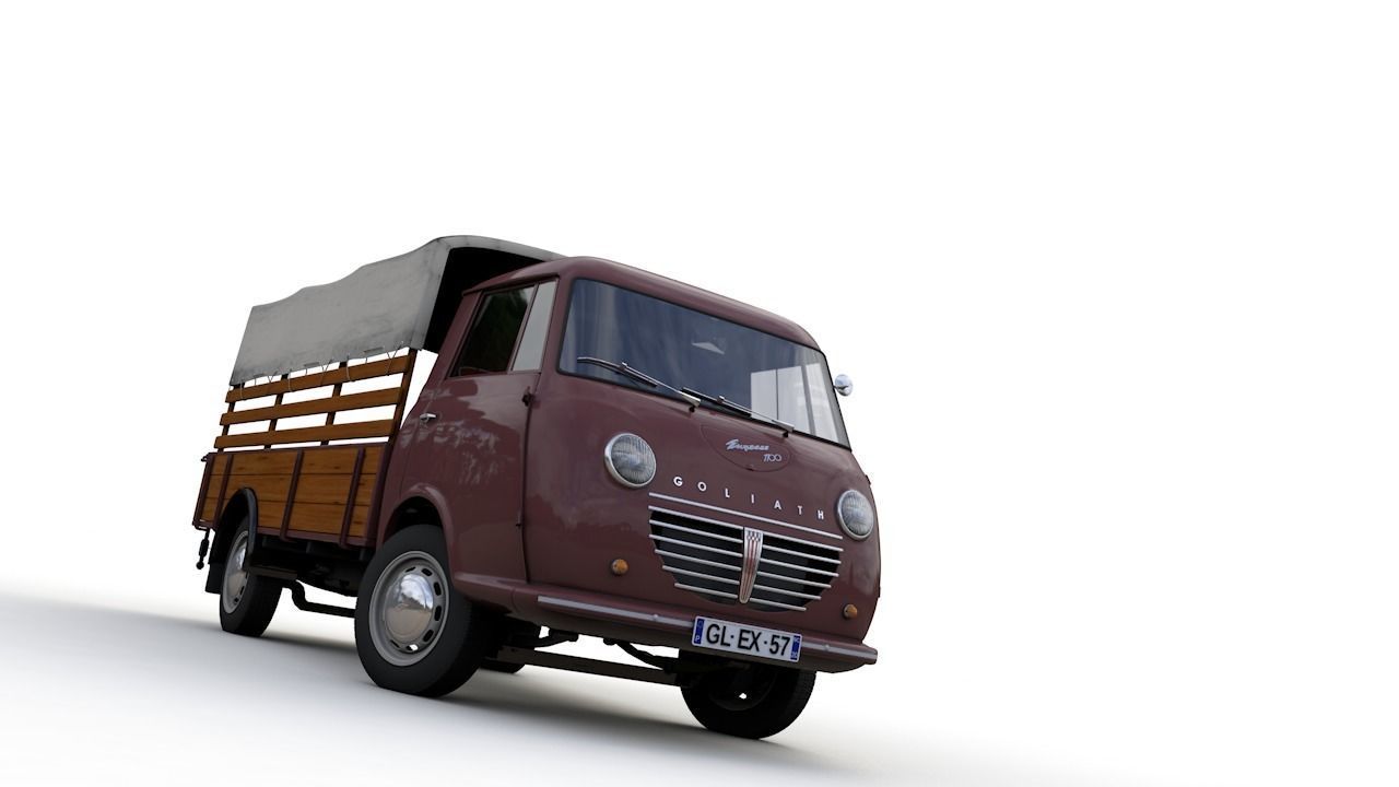 GOLIATH EXPRESS 1100 PICKUP 1957 3D model | CGTrader