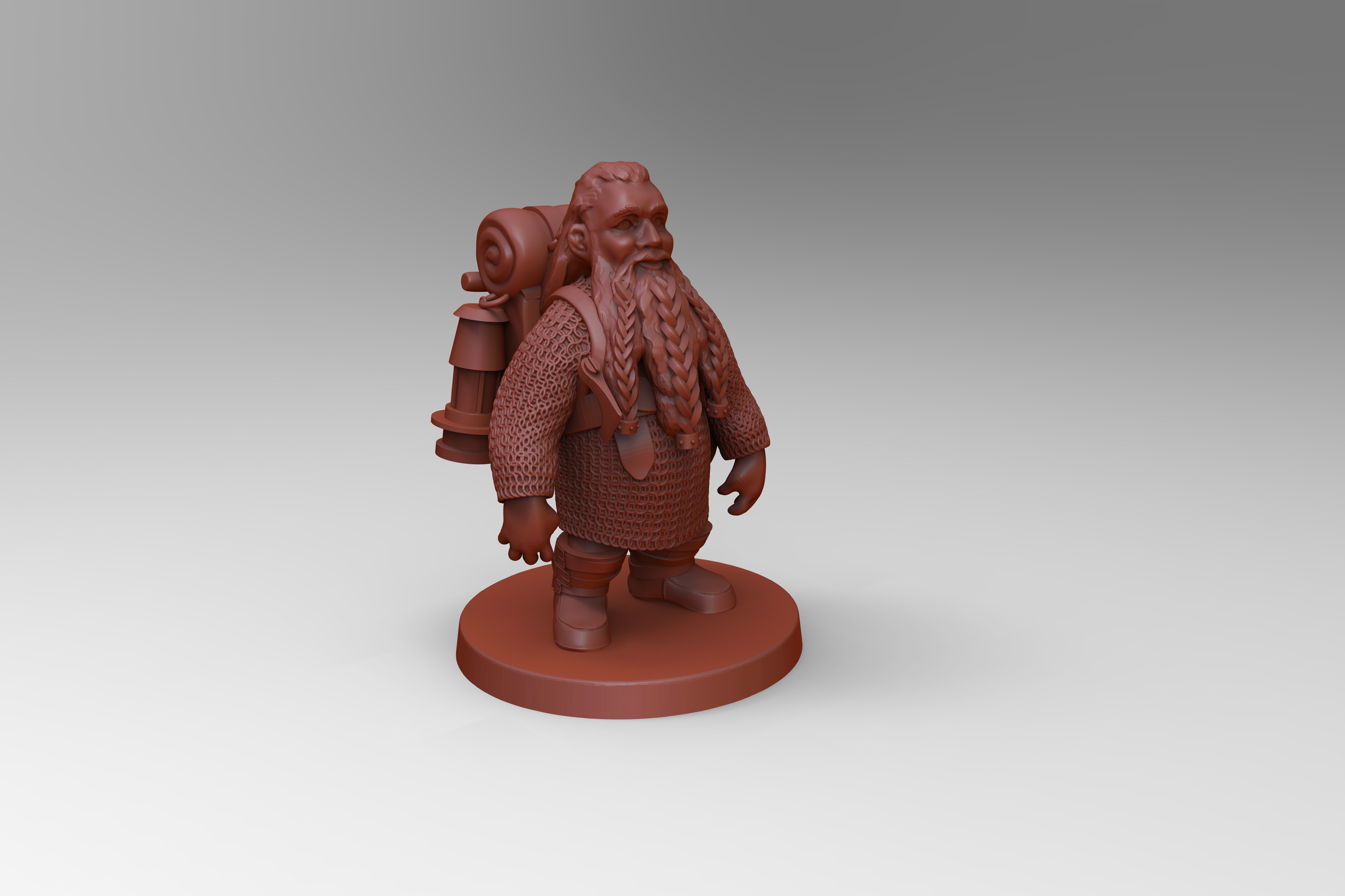 Dwarven Adventurer - Glod Glodson 3D model 3D printable | CGTrader
