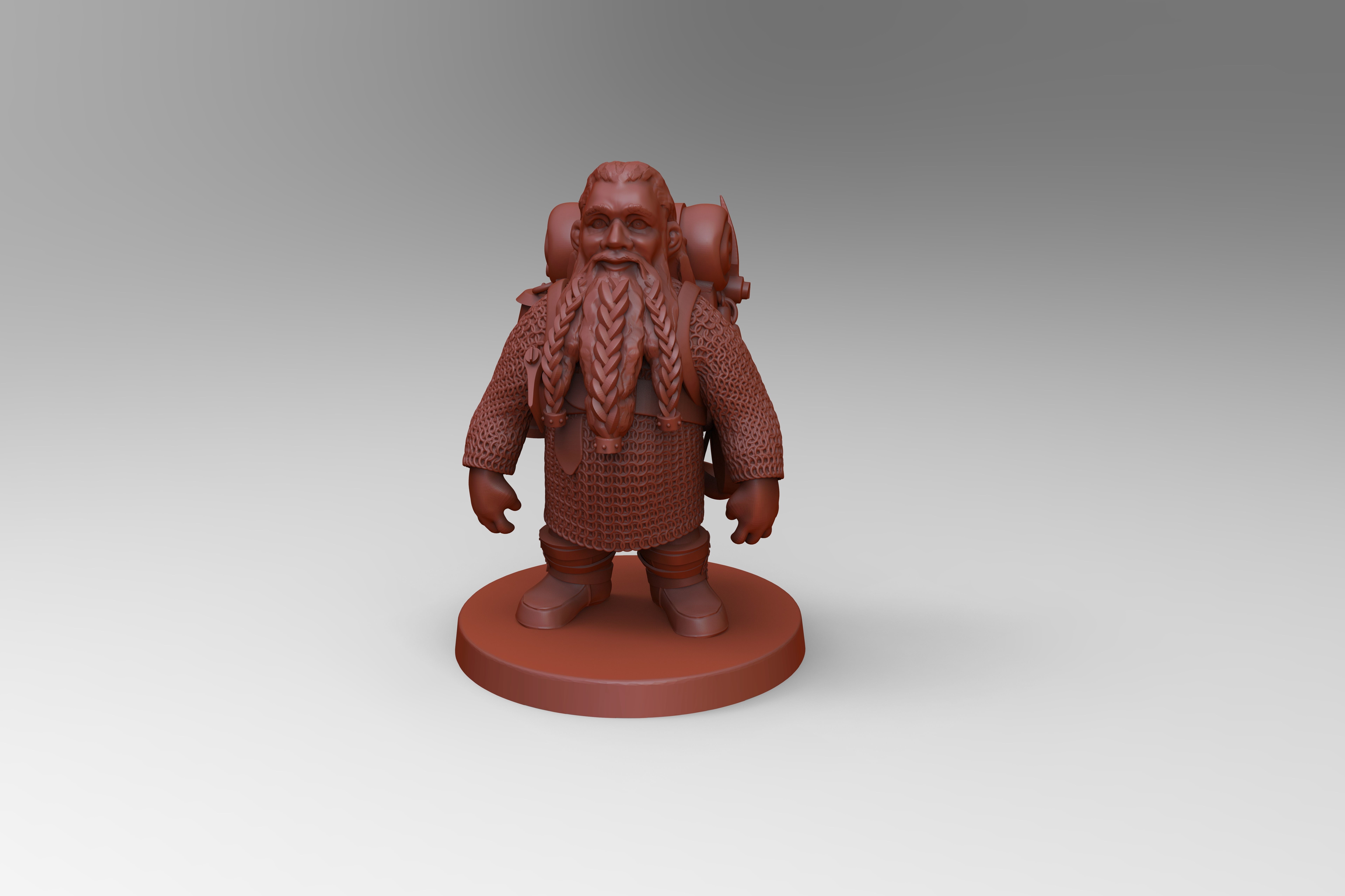 Dwarven Adventurer - Glod Glodson 3D model 3D printable | CGTrader