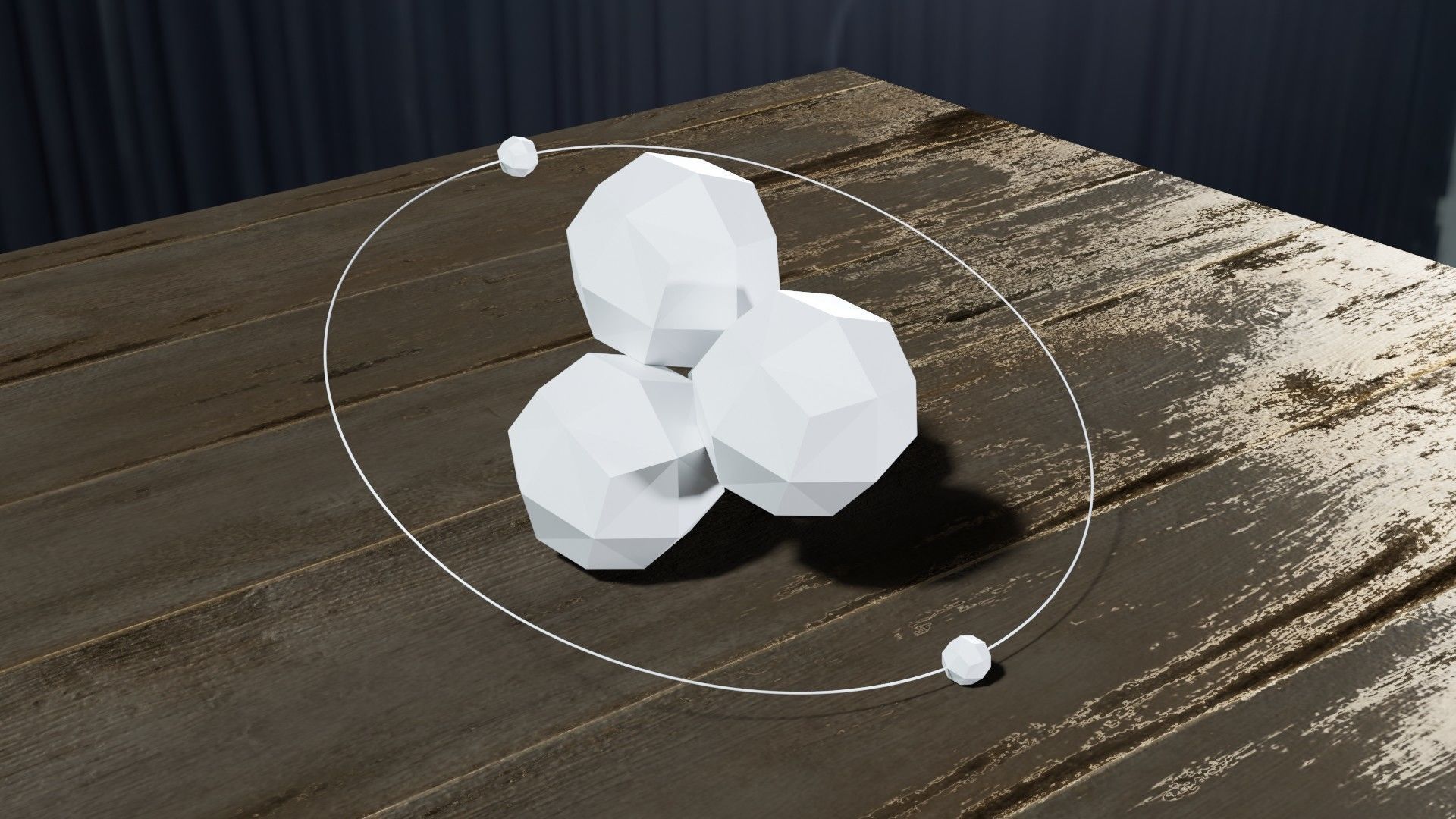 Helium - Atomic Collection 3D model | CGTrader
