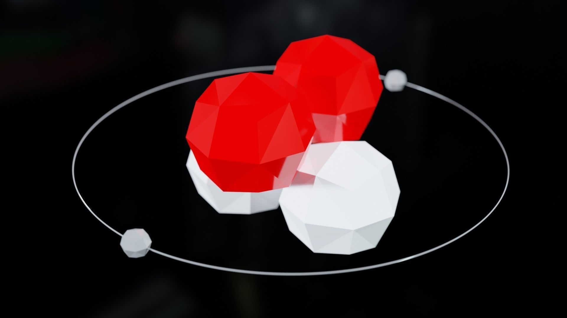 Helium - Atomic Collection 3D model | CGTrader