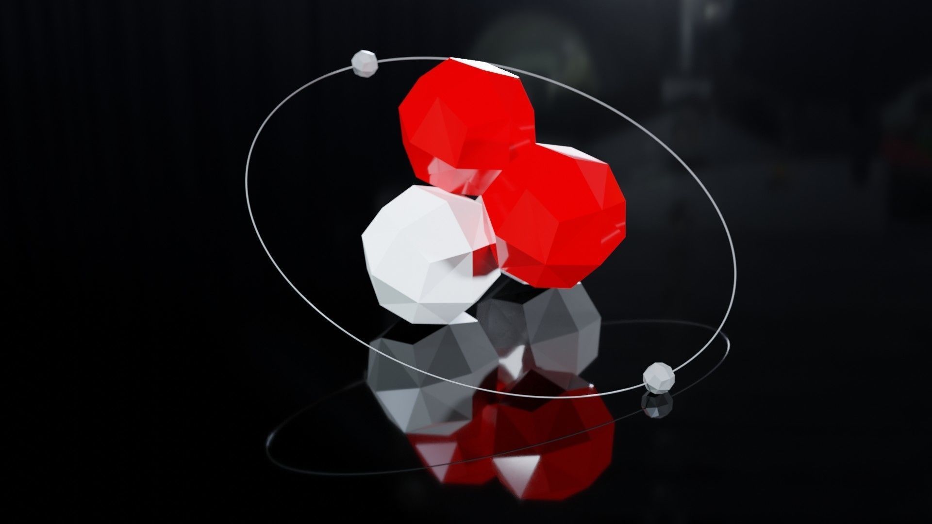 Helium - Atomic Collection 3D model | CGTrader