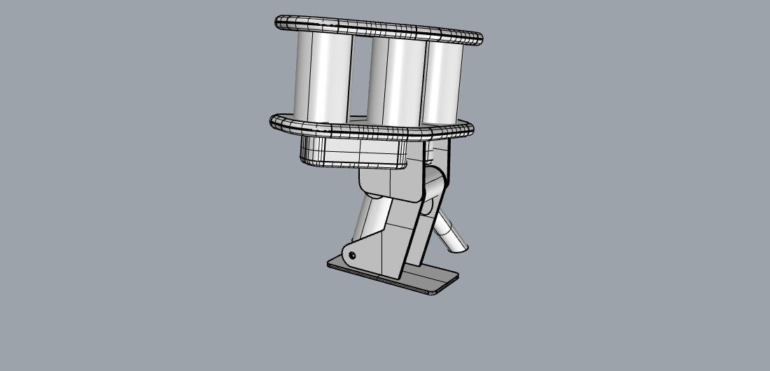 Triple roles Net Winch 3D model 3D printable | CGTrader