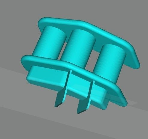 Triple roles Net Winch 3D model 3D printable | CGTrader