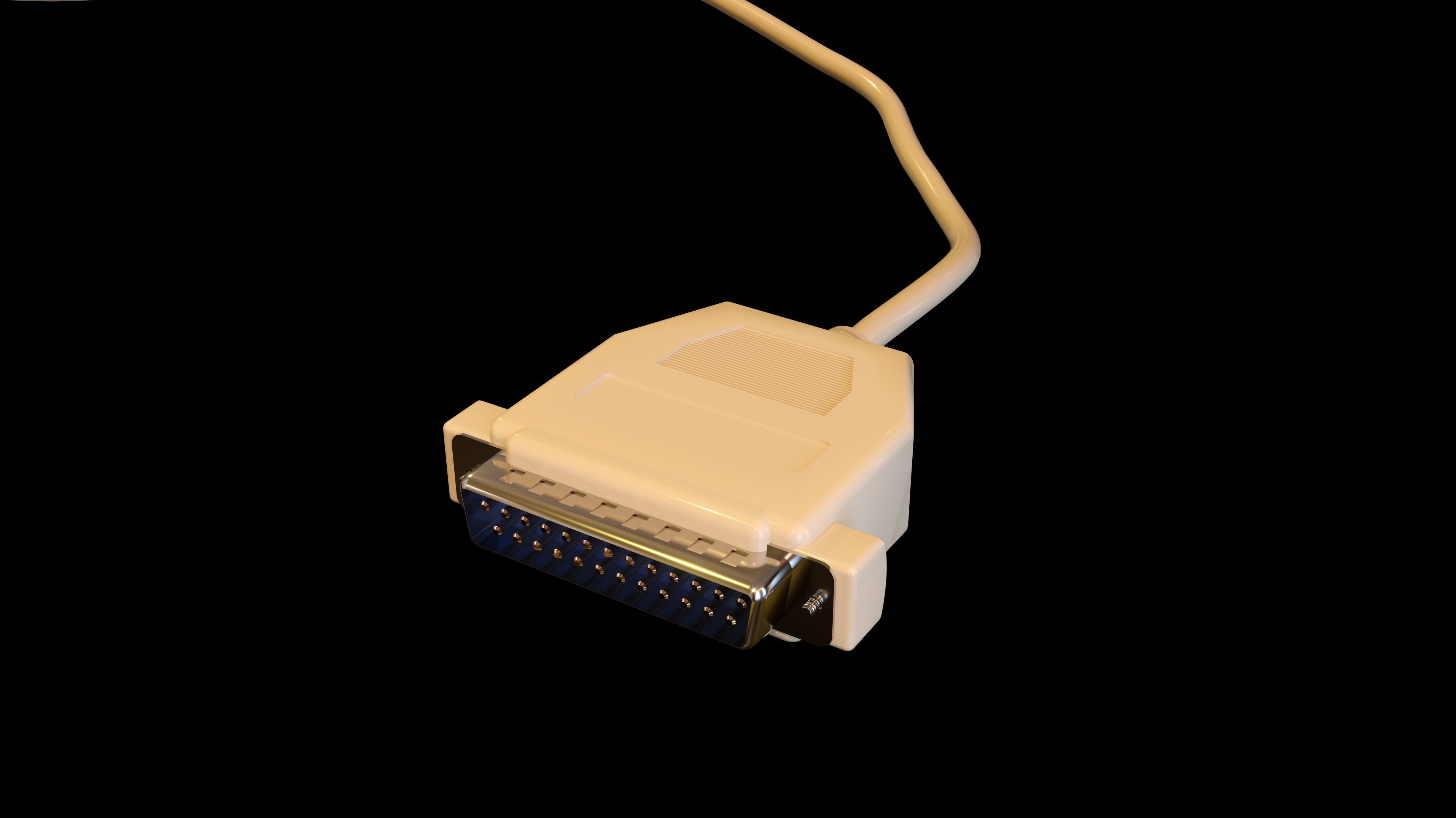 Dot Matrix Printer 3D model | CGTrader