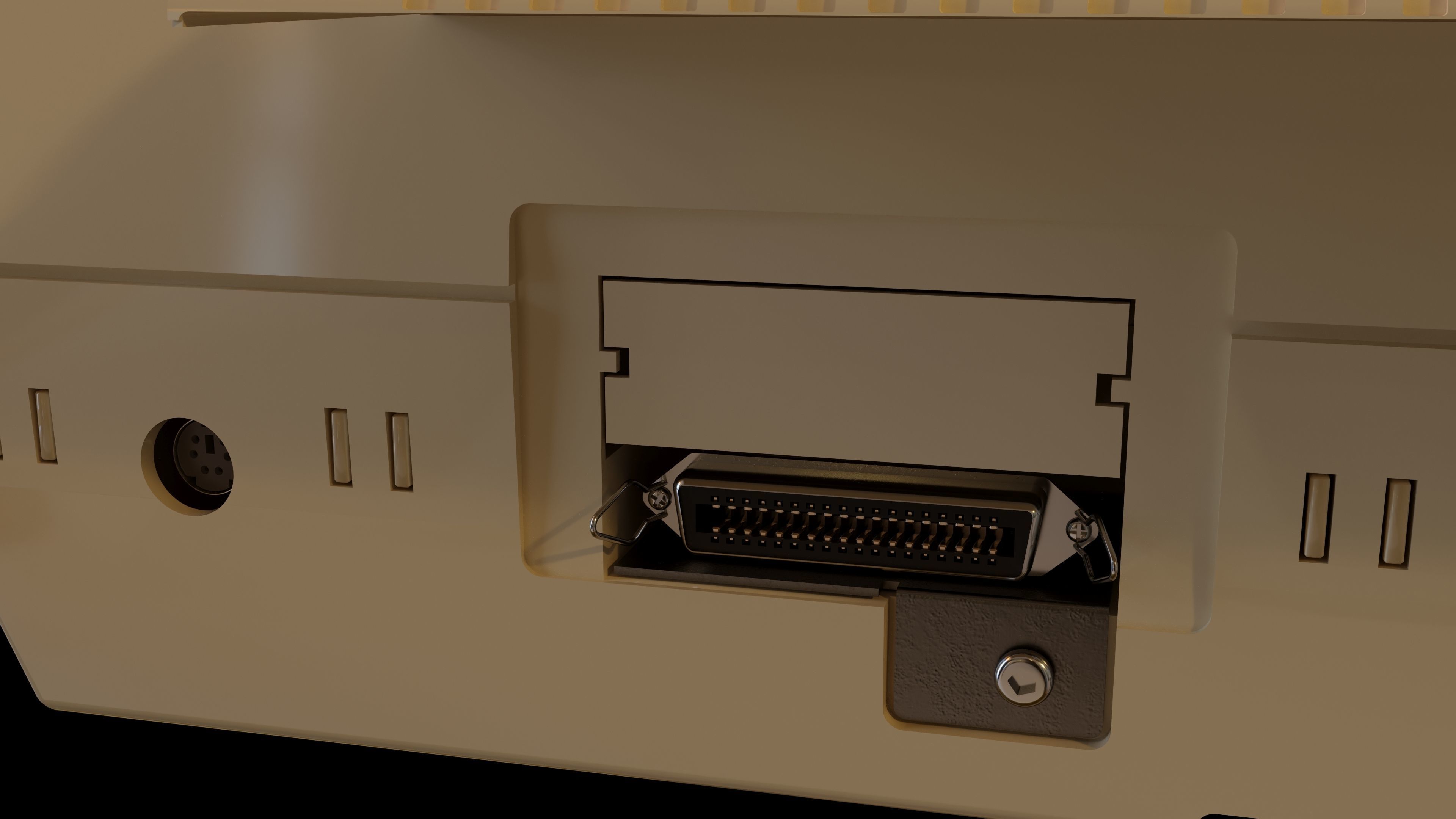 Dot Matrix Printer 3D model | CGTrader