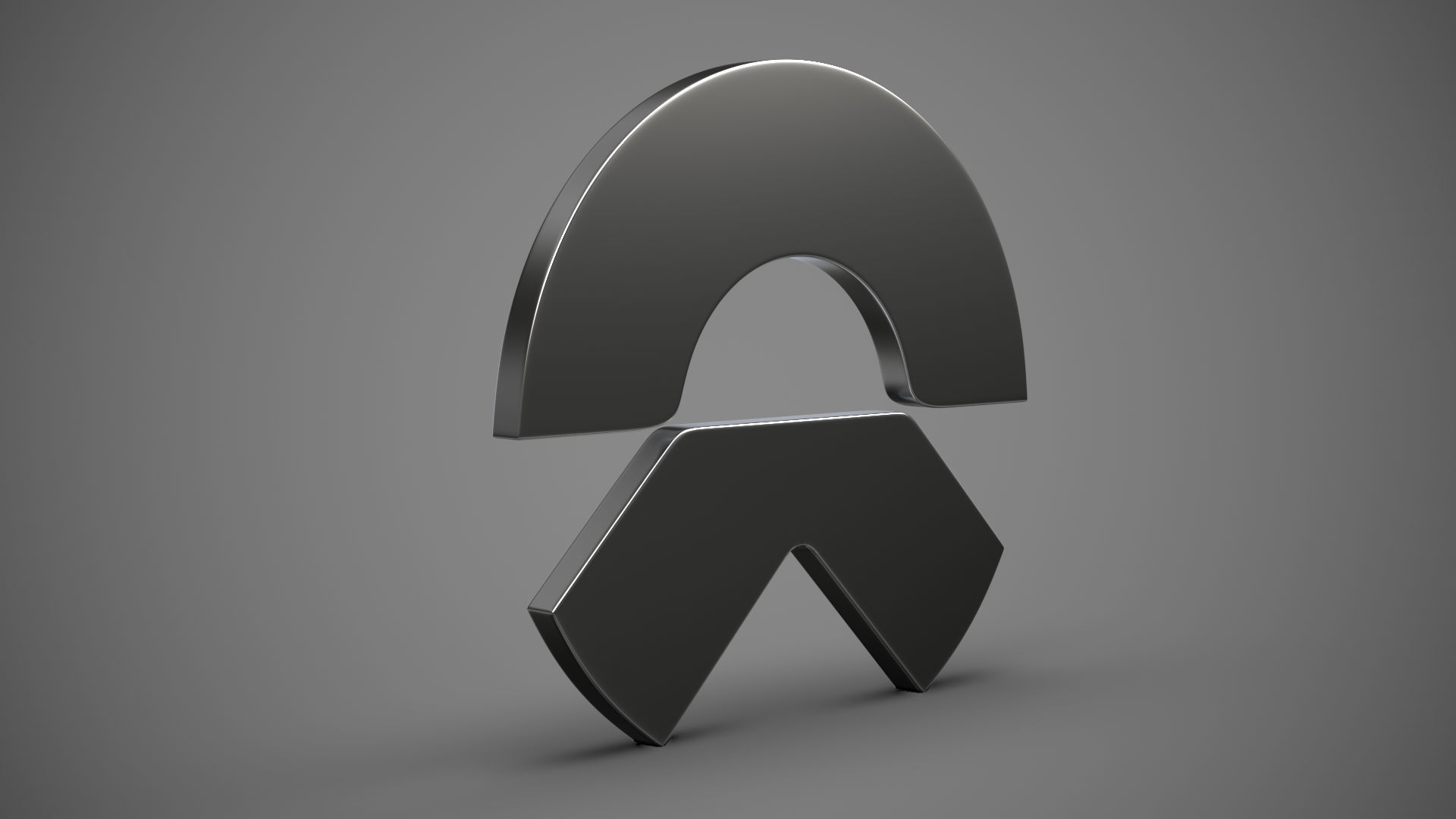 NIO logo 3D model | CGTrader