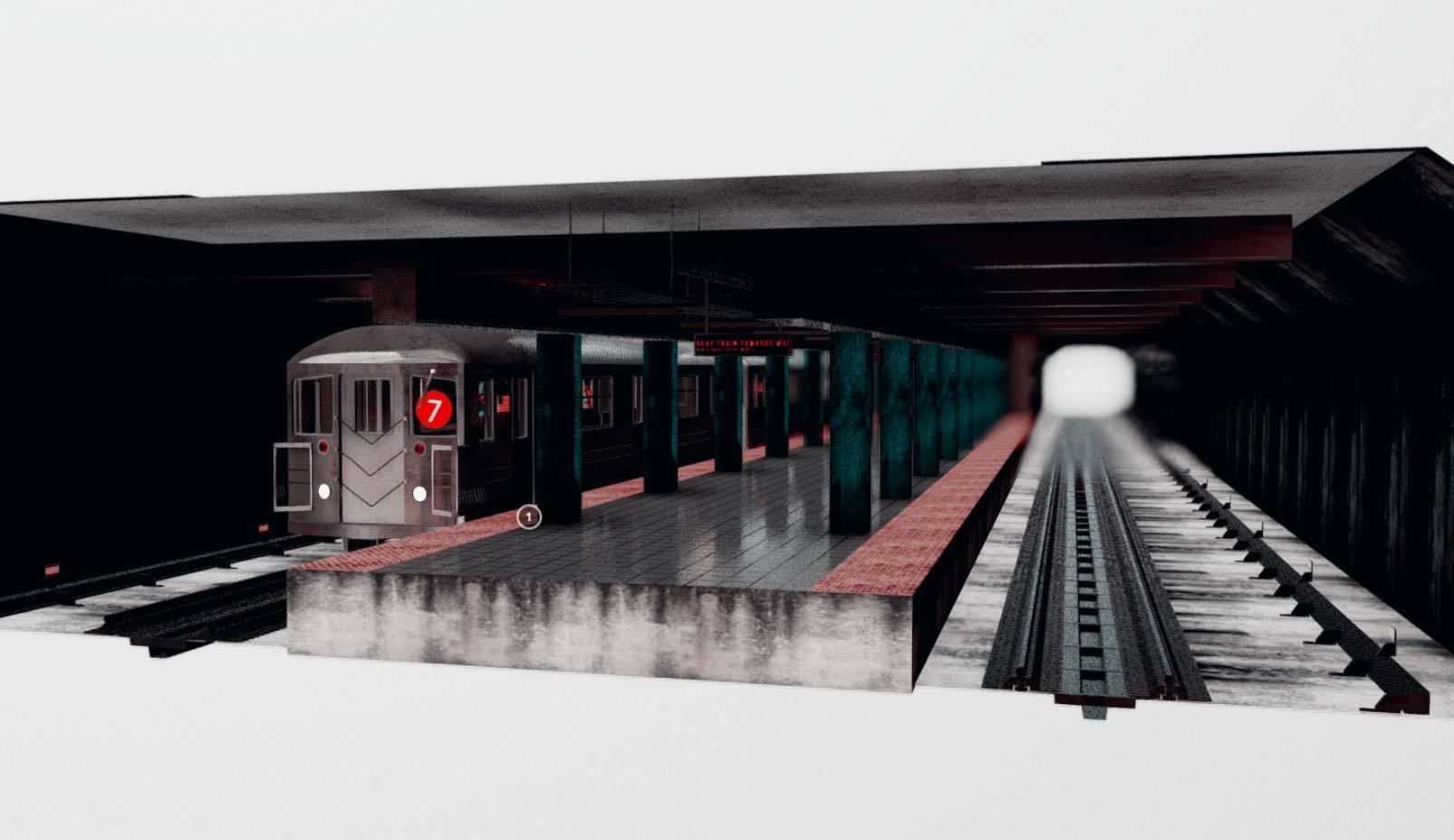 Subway Station Assets 3D model | CGTrader