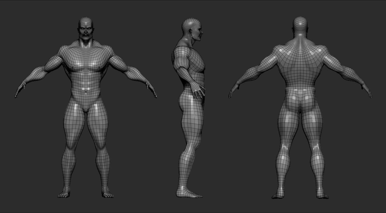 Blank Man free 3D model | CGTrader