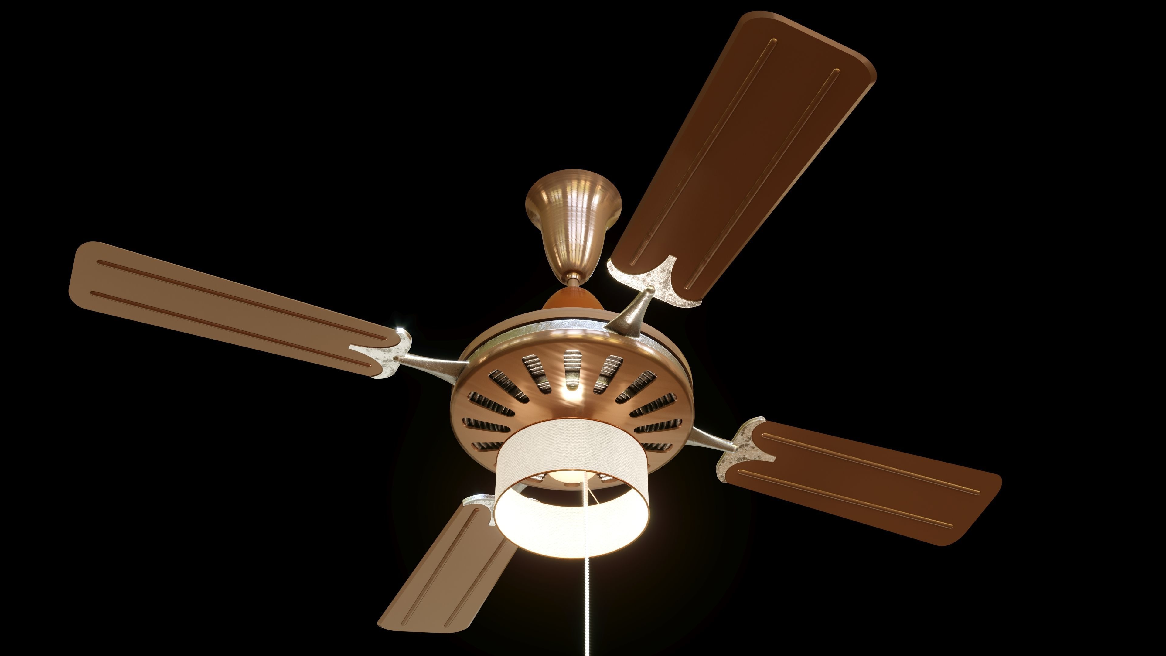 Ceiling Fan 3D model animated | CGTrader