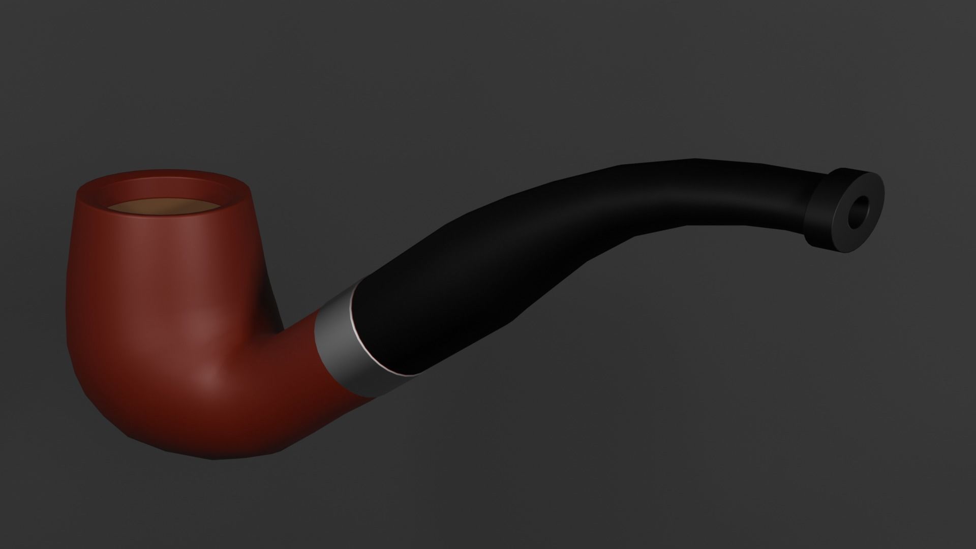 Smoking pipe free 3D model | CGTrader