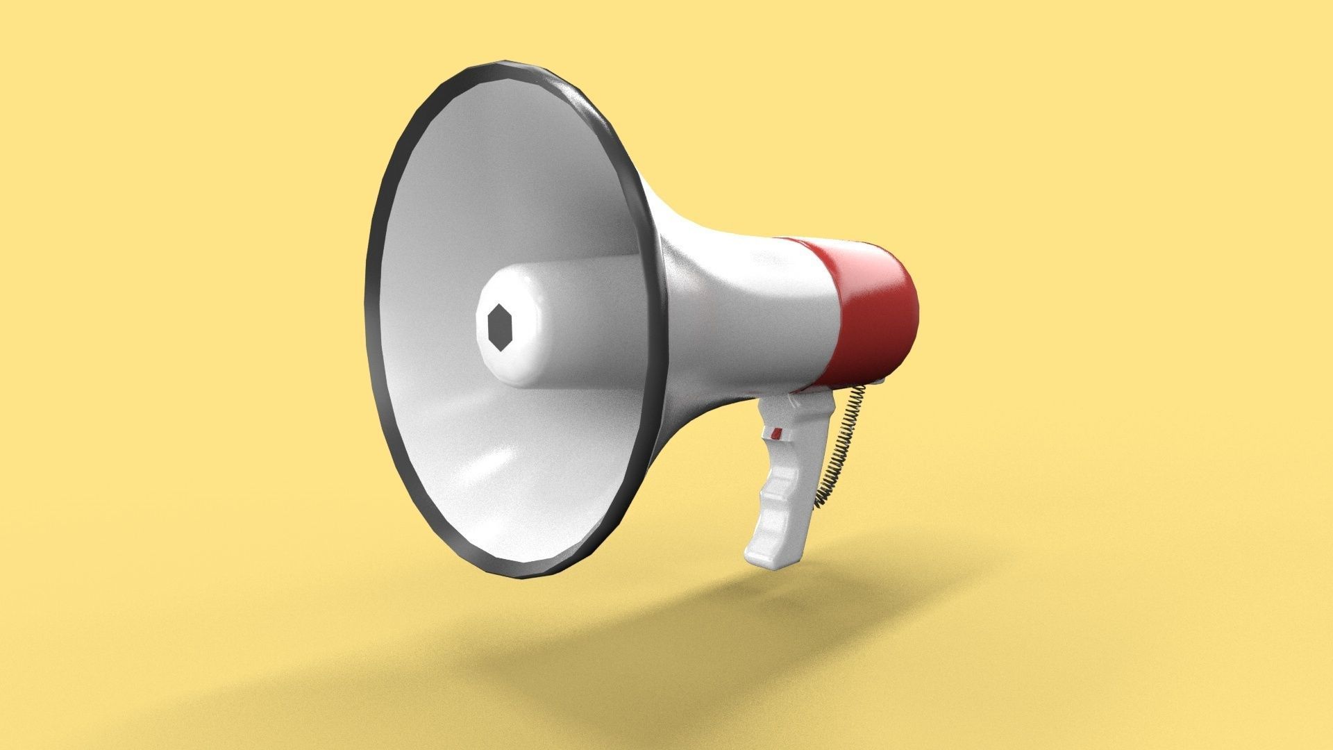 Megaphone 3d model 3D model | CGTrader