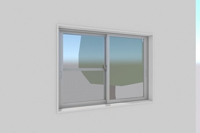Japanese Window Draw 3D model | CGTrader