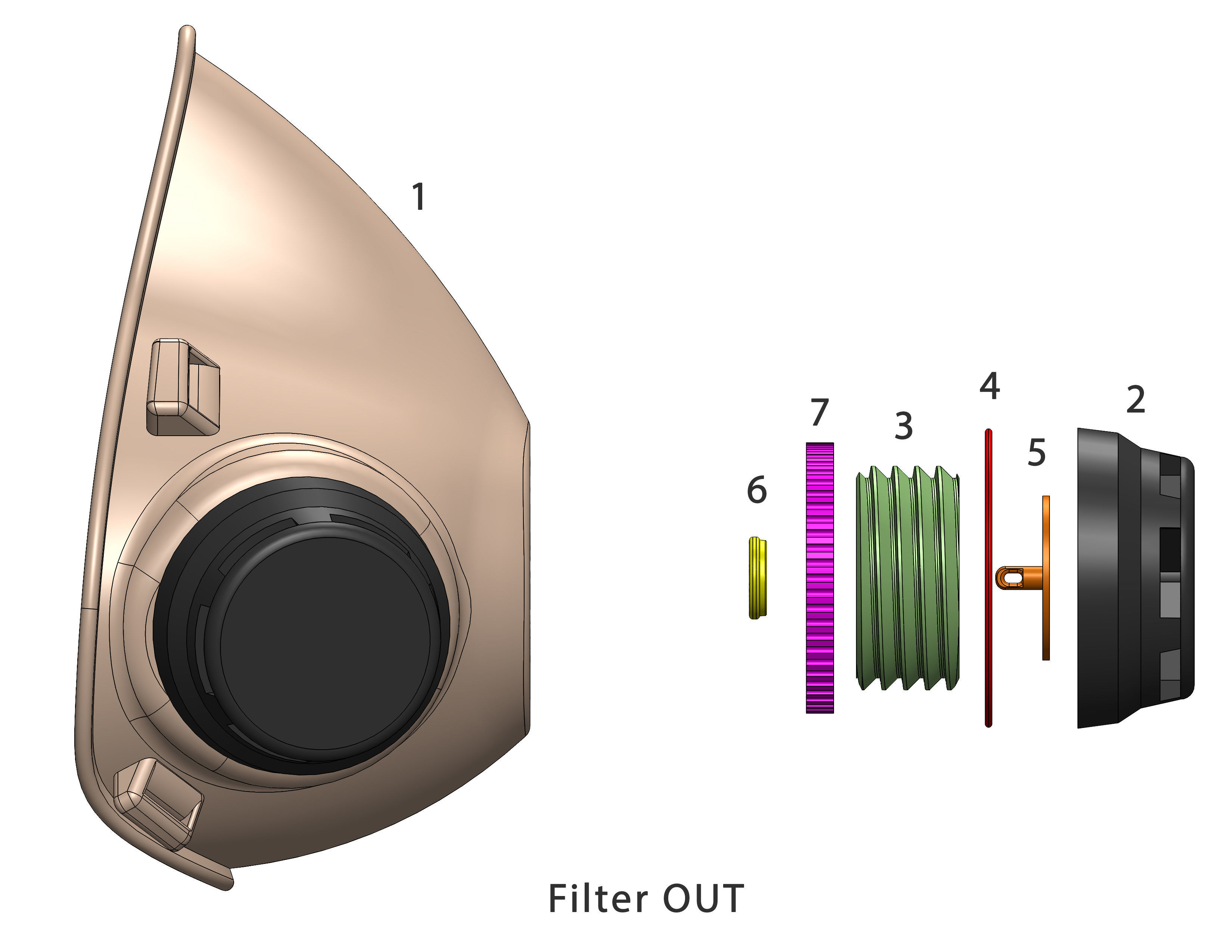 COVID-19 protection mask free 3D model 3D printable | CGTrader
