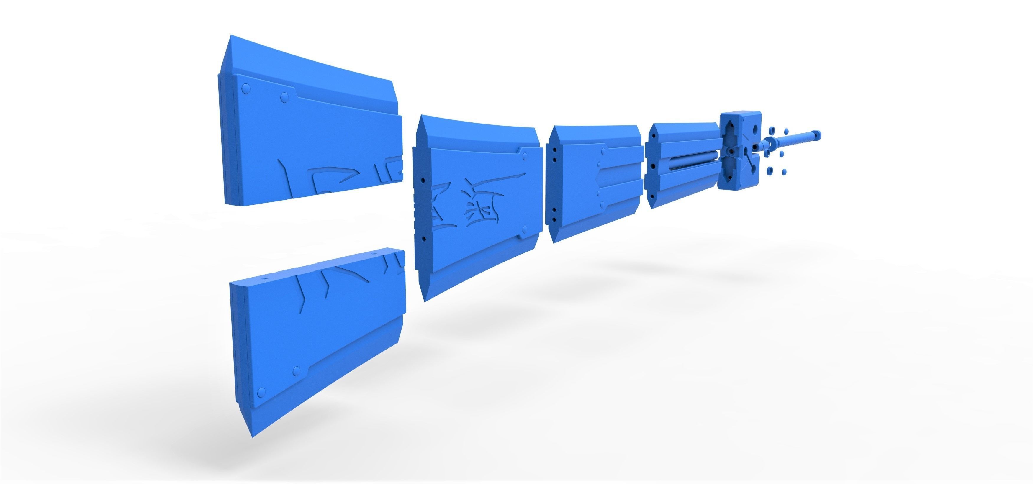 Hardedge sword from the game Final Fantasy 7 Remake 3D model 3D ...