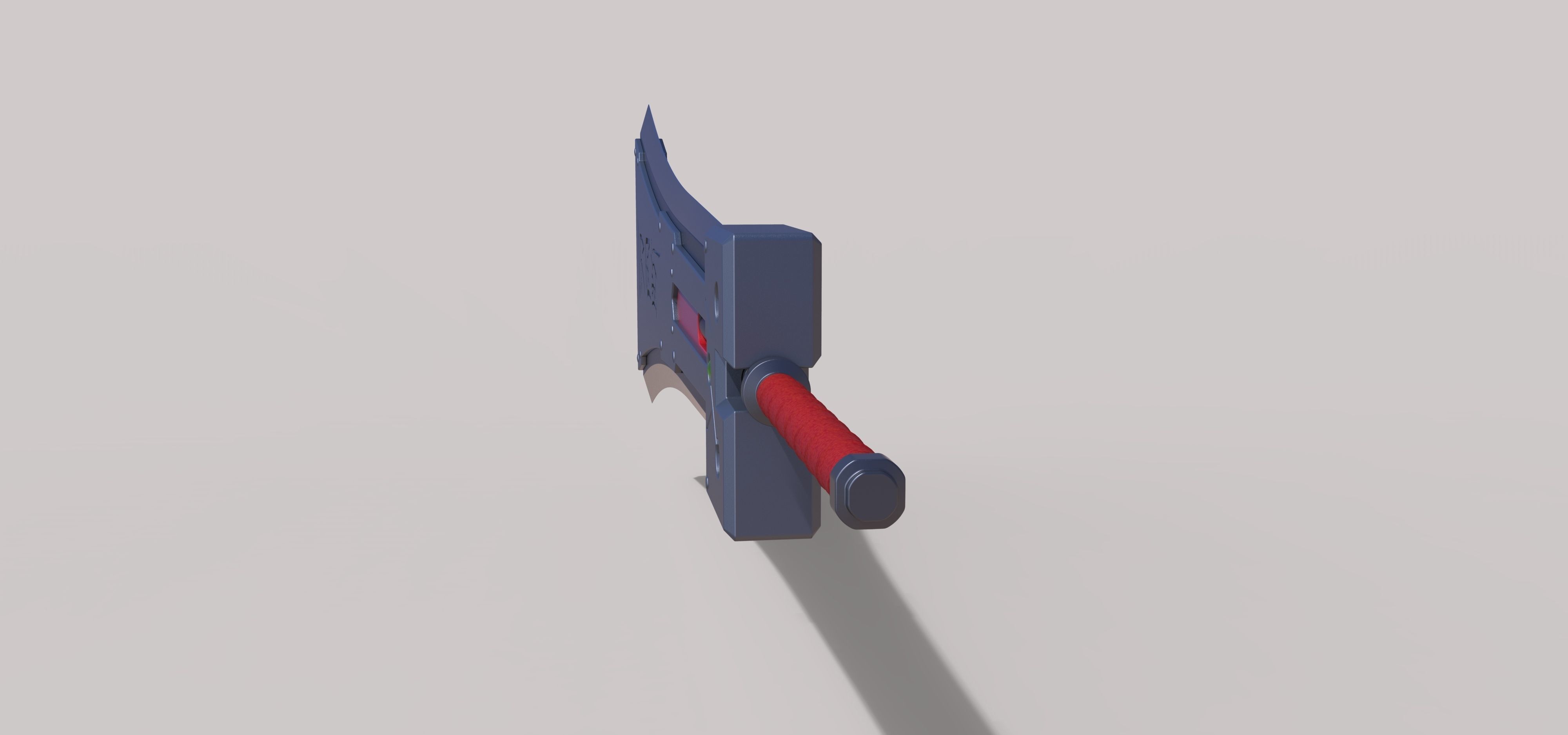 Hardedge sword from the game Final Fantasy 7 Remake 3D model 3D ...