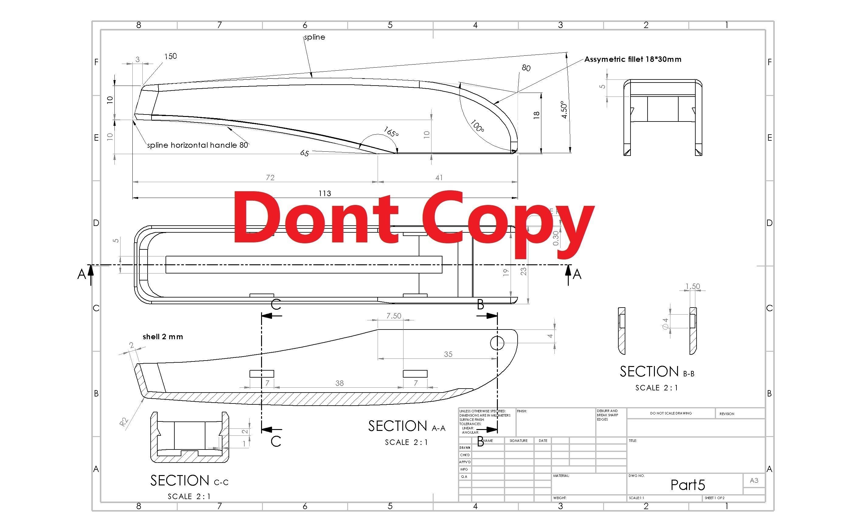 Stapler - SolidWorks Parts and Drawing 3D model | CGTrader