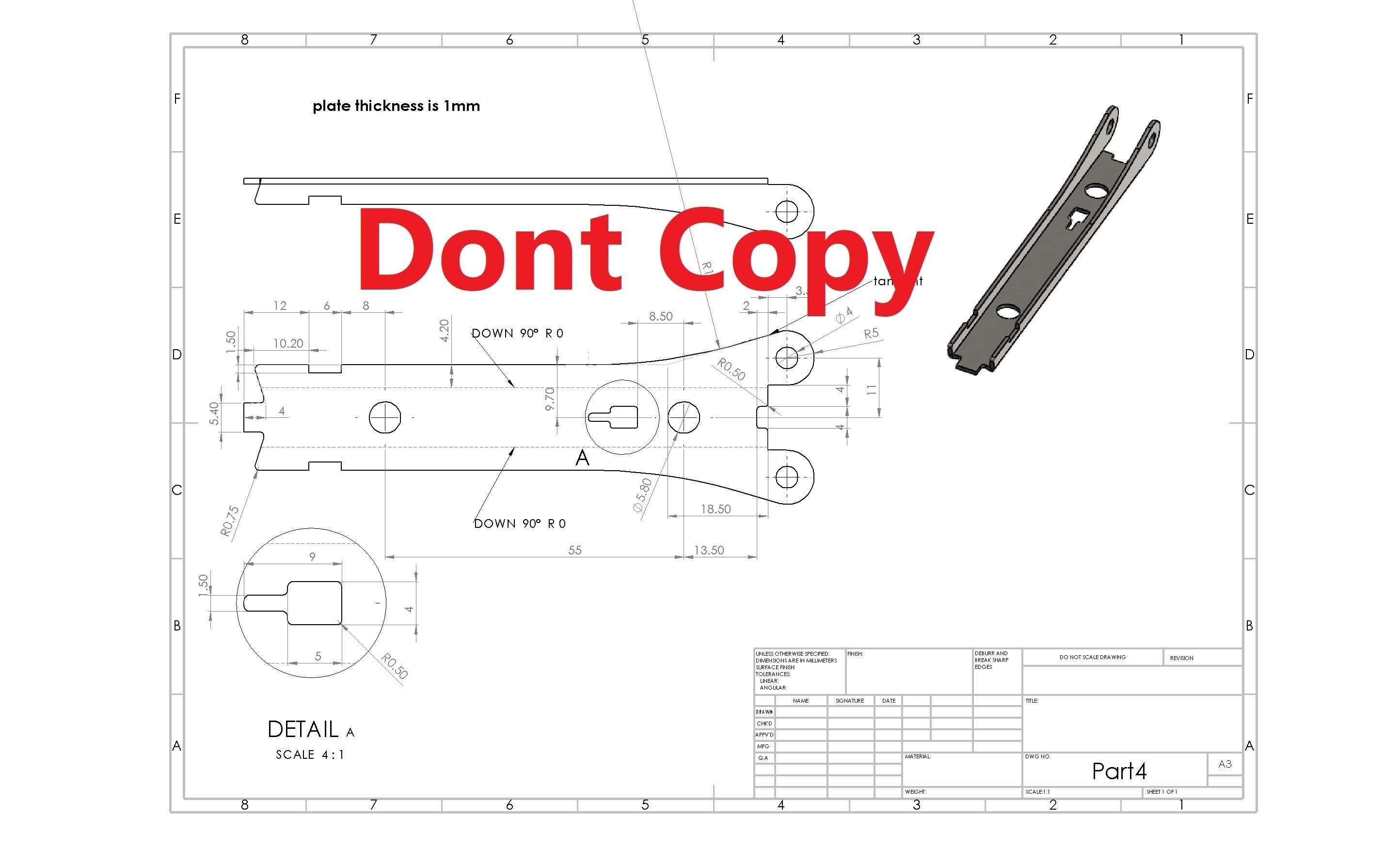 Stapler - SolidWorks Parts and Drawing 3D model | CGTrader