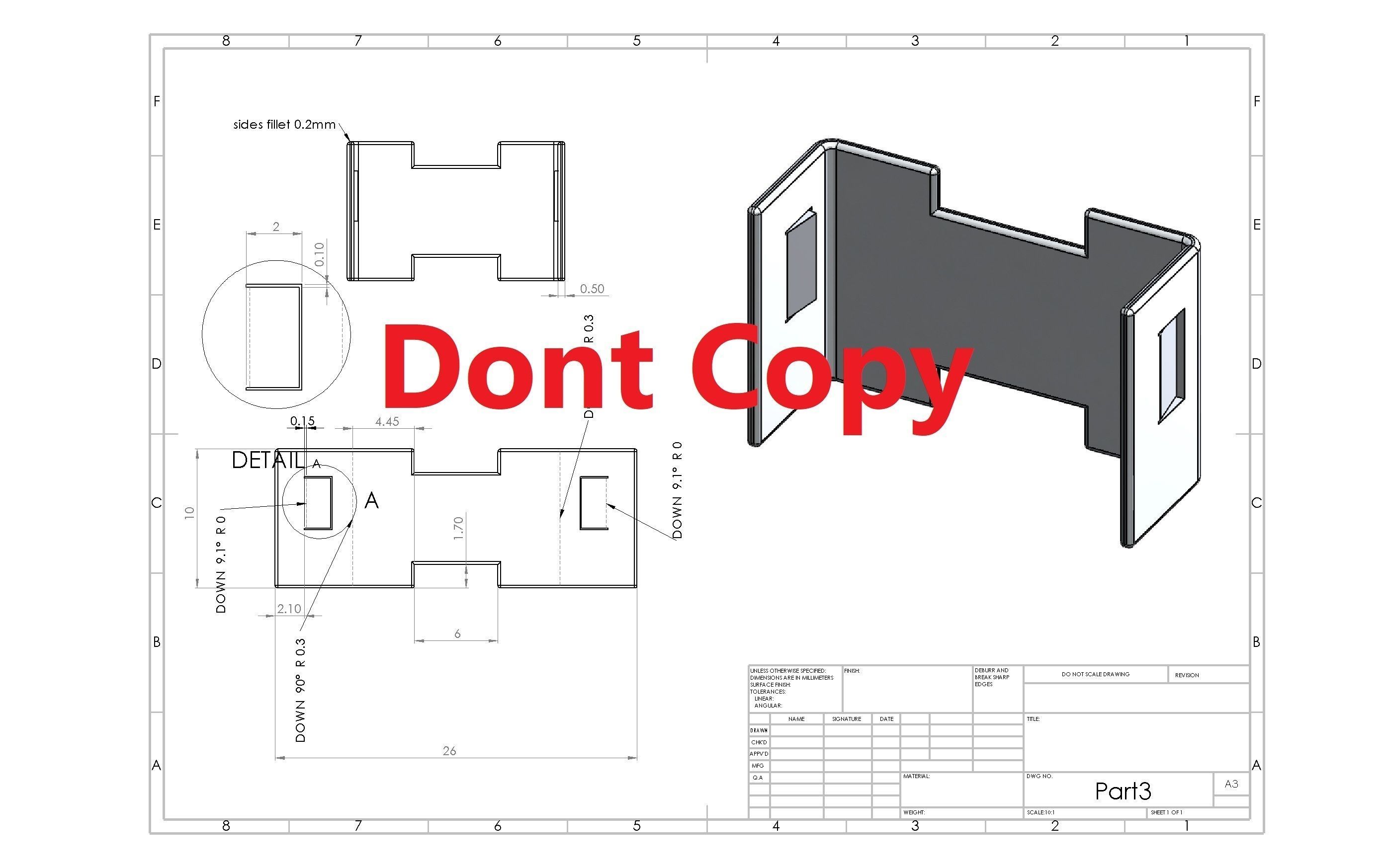 Stapler - SolidWorks Parts and Drawing 3D model | CGTrader