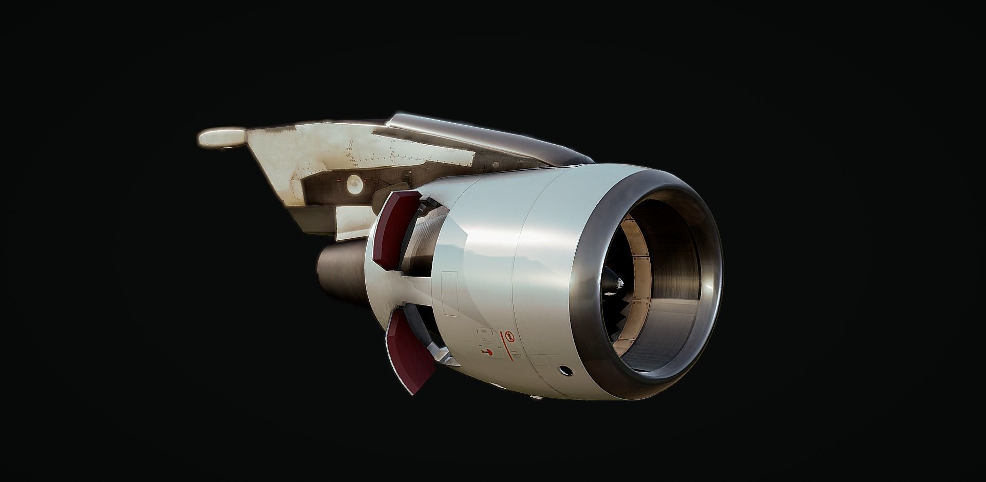 Airbus A320 Engine 3D model | CGTrader