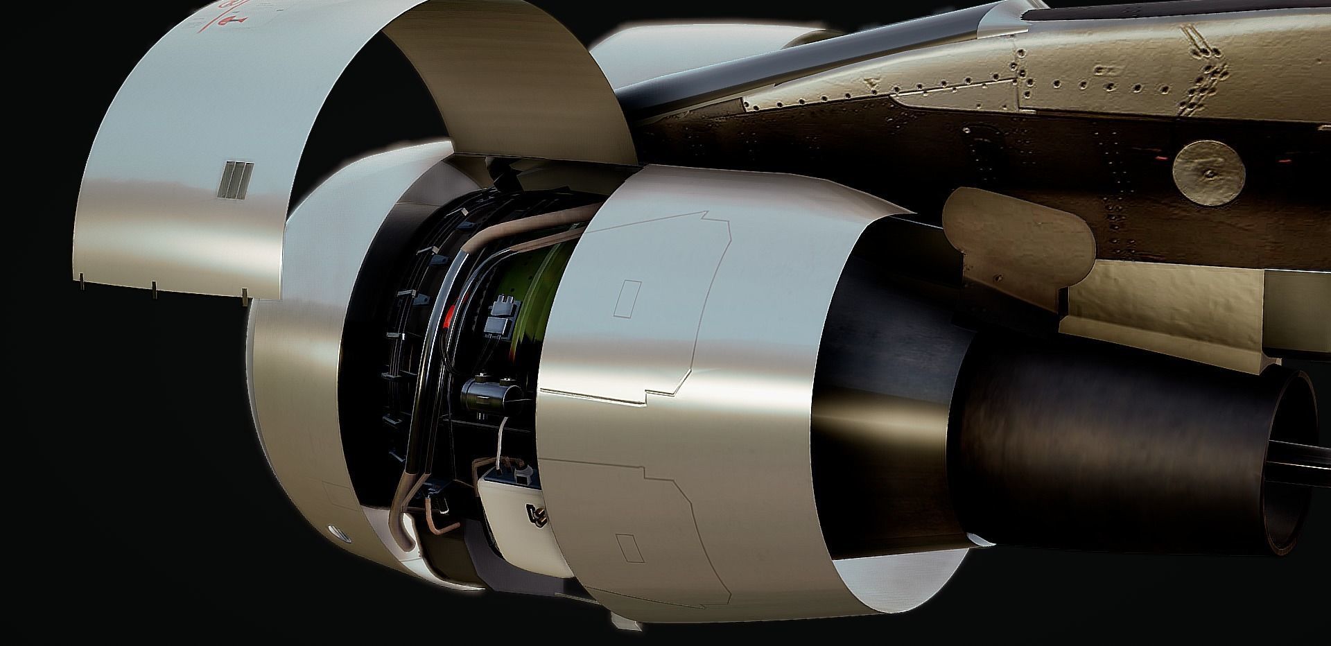 Airbus A320 Engine 3D model | CGTrader
