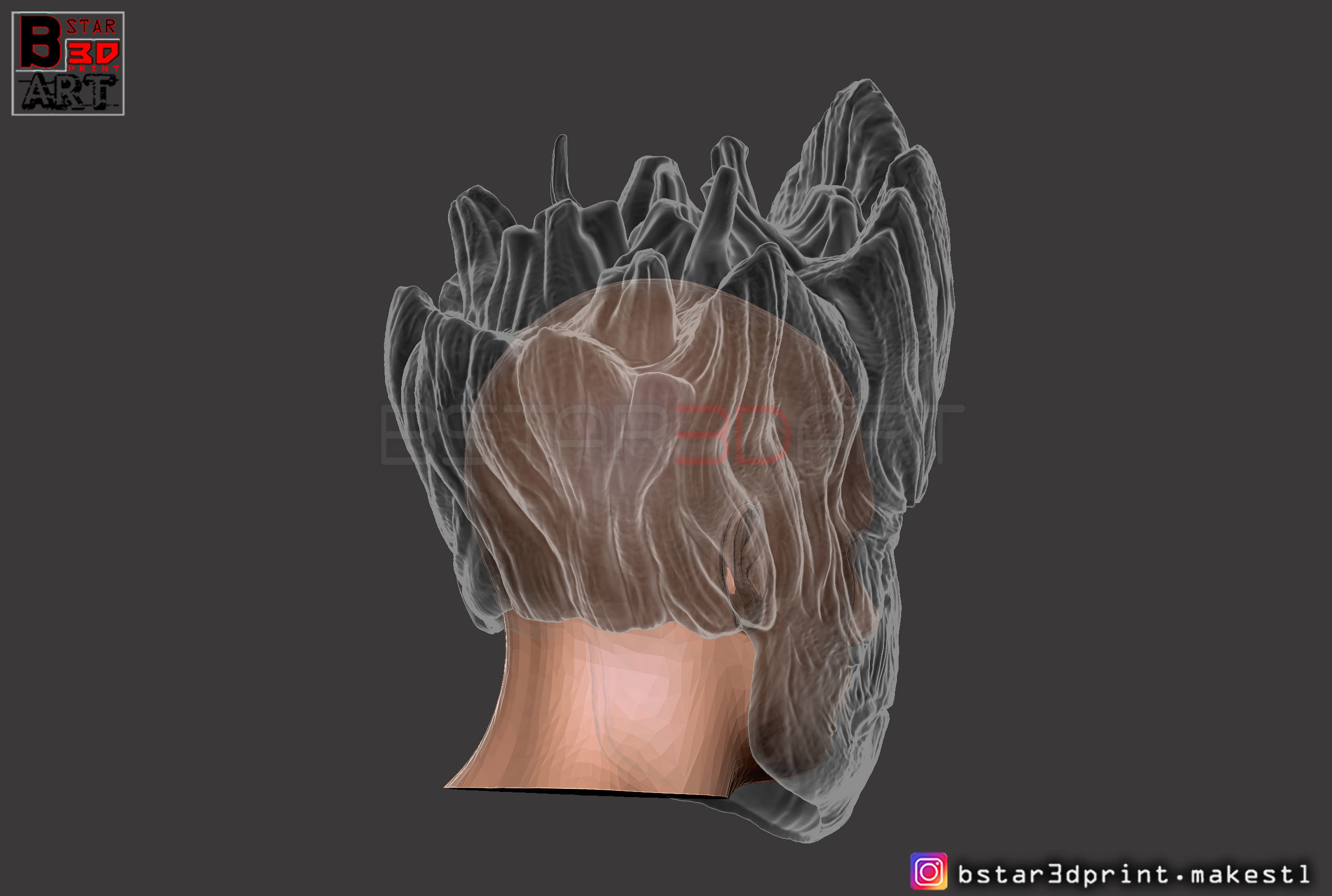 Groot mask - Guardians of the Galaxy - Marvel comics cosplay 3D model ...