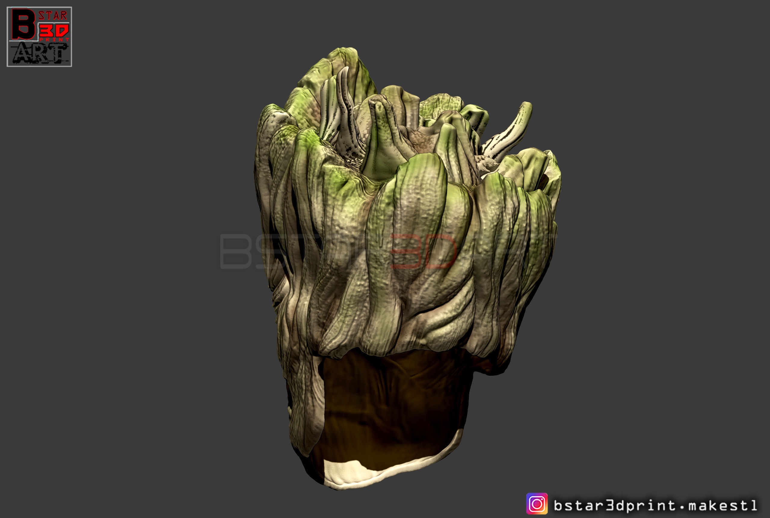 Groot mask - Guardians of the Galaxy - Marvel comics cosplay 3D model ...