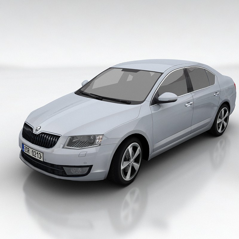 3D model Skoda Octavia 3 liftback VR / AR / low-poly | CGTrader