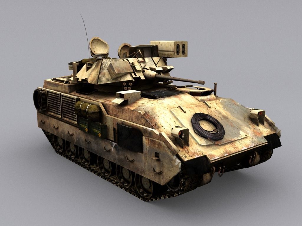3D model M2 Bradley with back interior VR / AR / low-poly | CGTrader