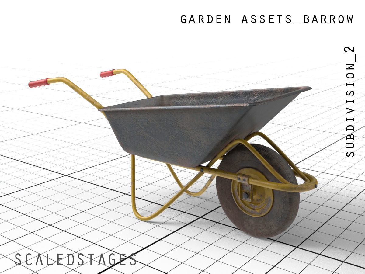 3D model garden assets VR / AR / low-poly | CGTrader