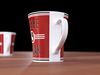 3D model coffee cup red yellow and blue VR / AR / low-poly | CGTrader