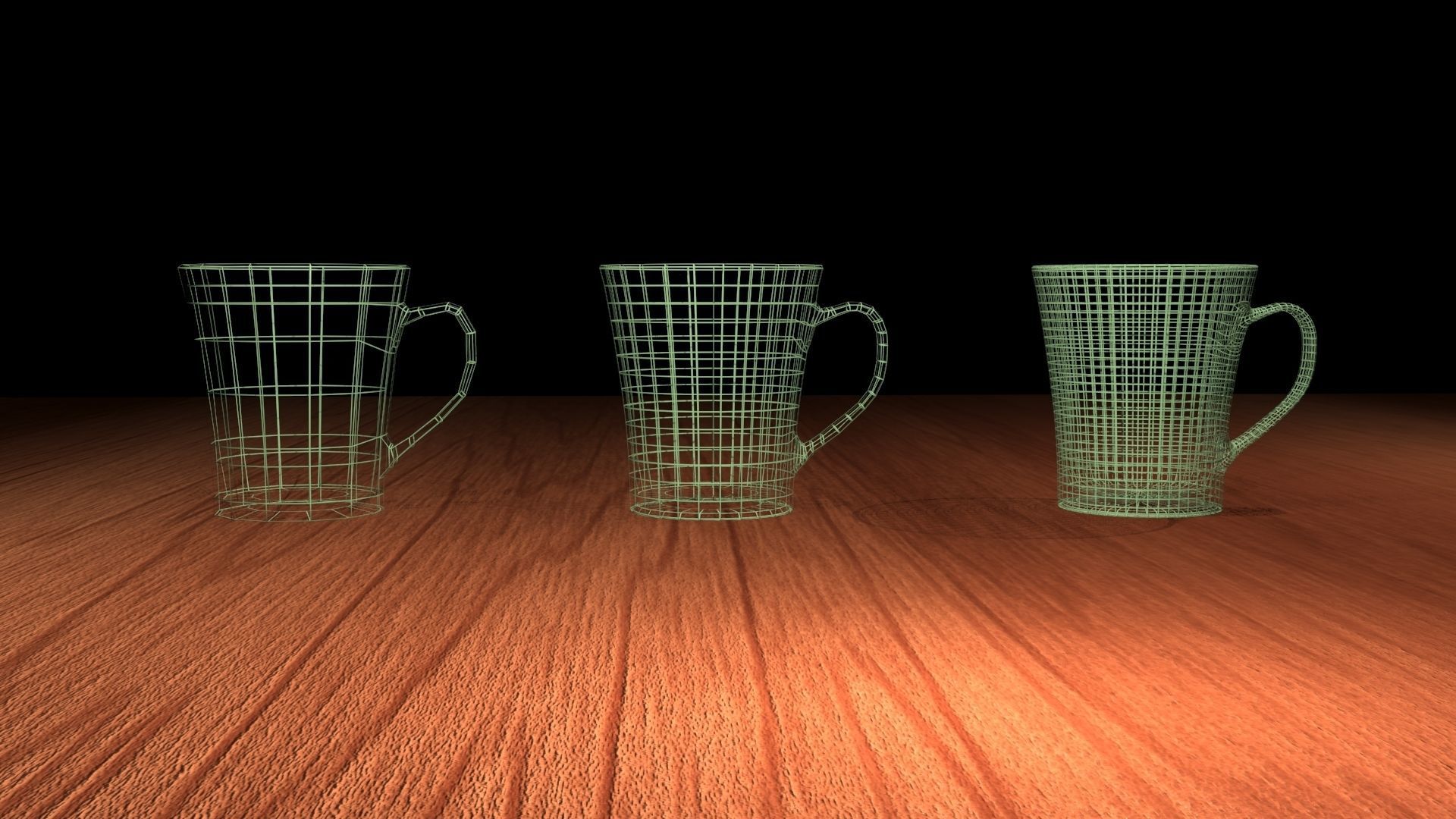 3D model coffee cup red yellow and blue VR / AR / low-poly | CGTrader