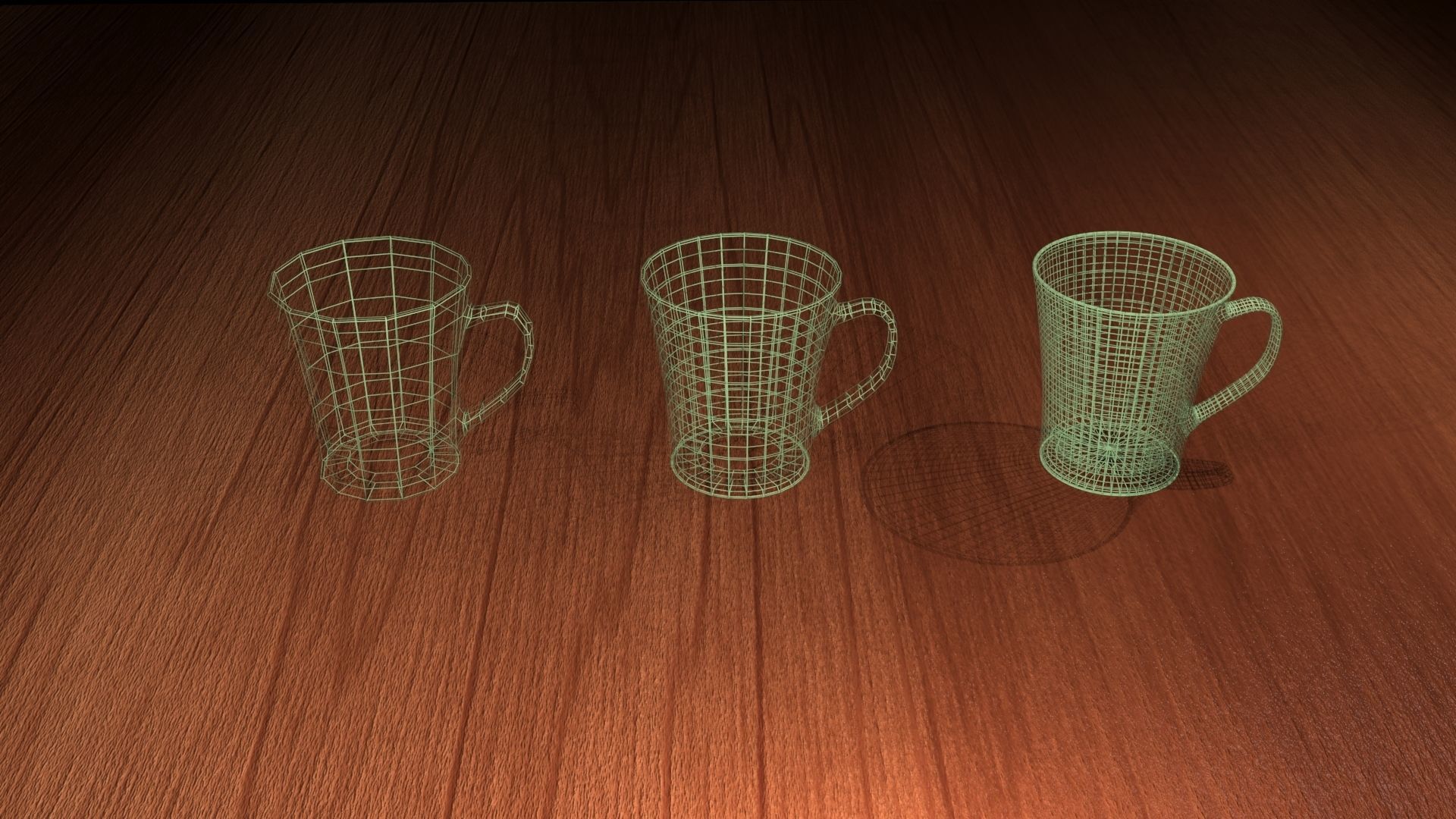 3D model coffee cup red yellow and blue VR / AR / low-poly | CGTrader