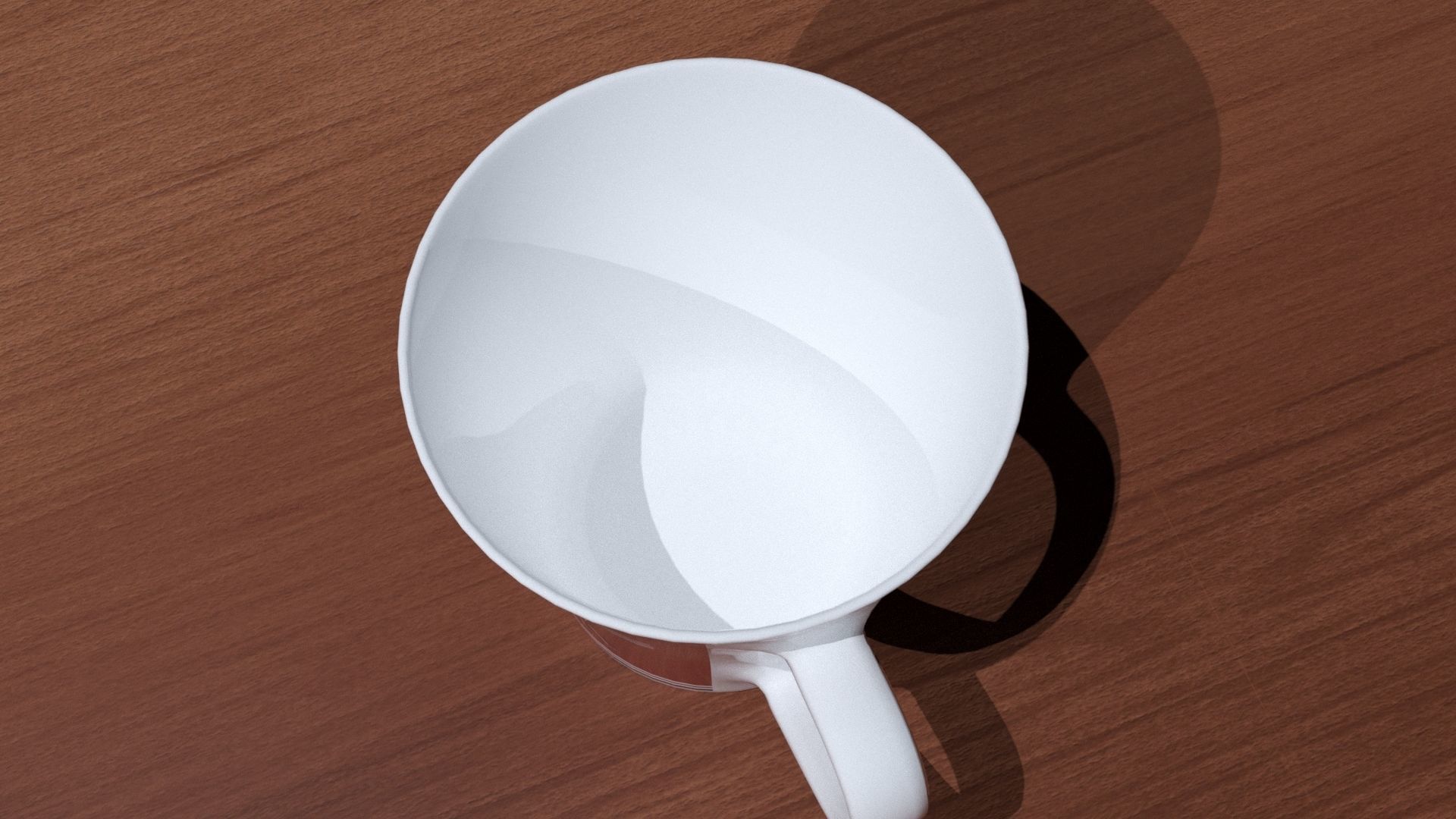 3D model coffee cup red yellow and blue VR / AR / low-poly | CGTrader