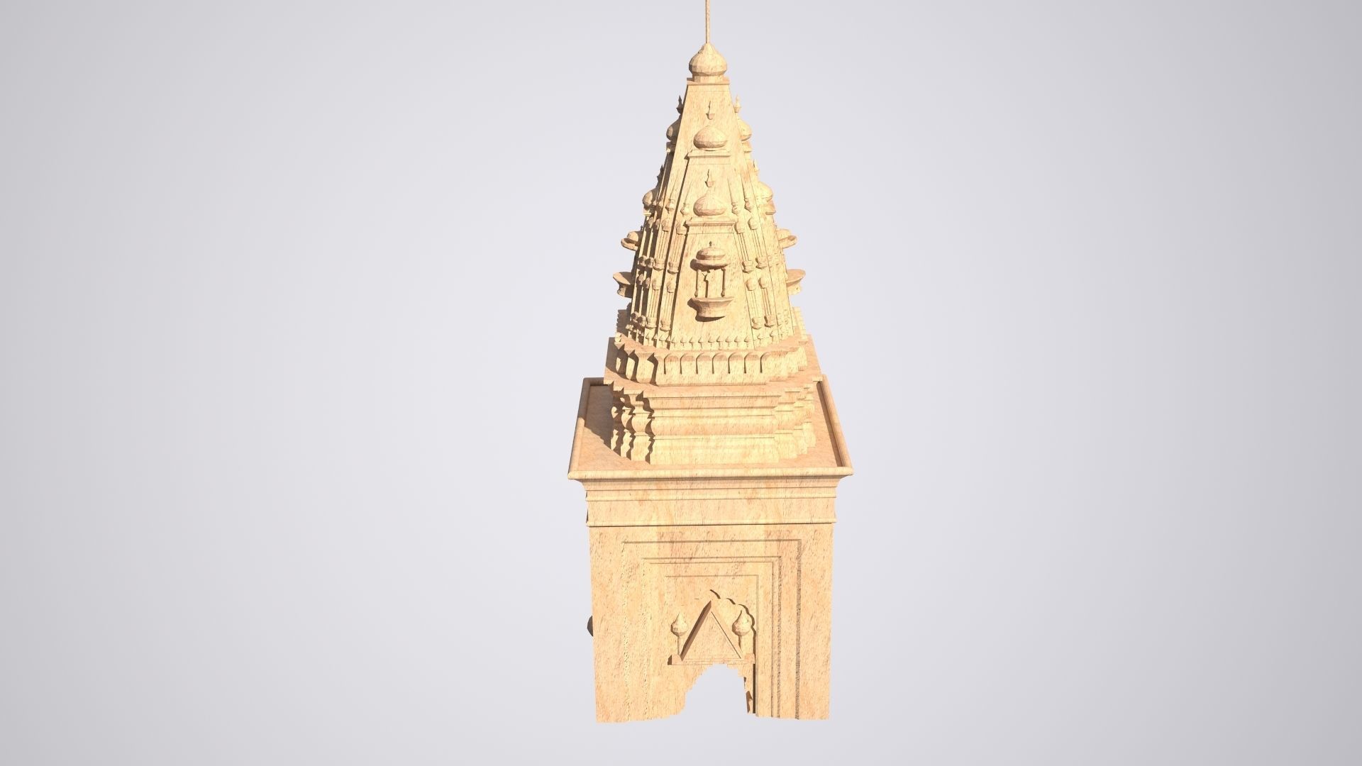 Shiva Temple 3D model | CGTrader