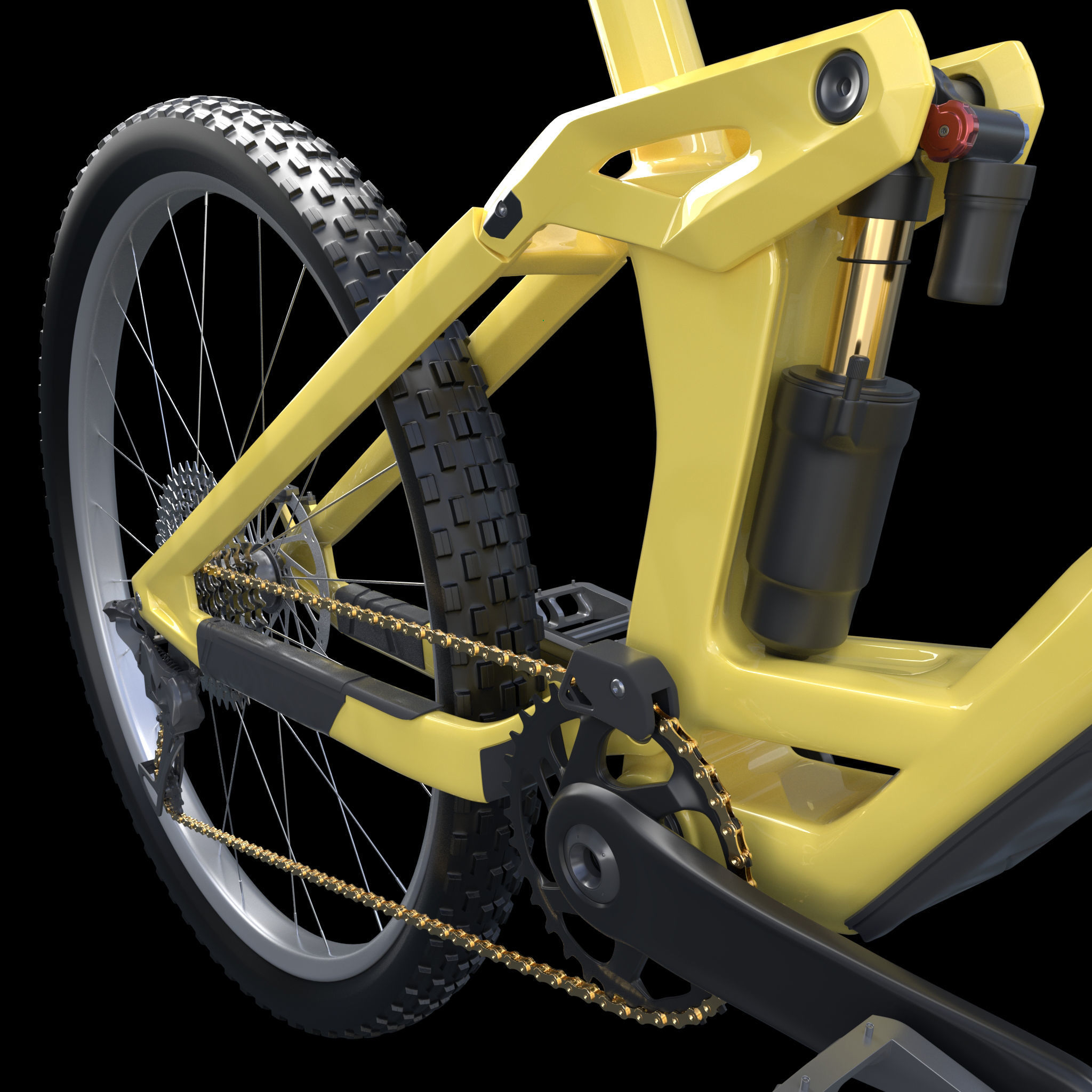 Mountain Bike mtb 3D model 3D model | CGTrader