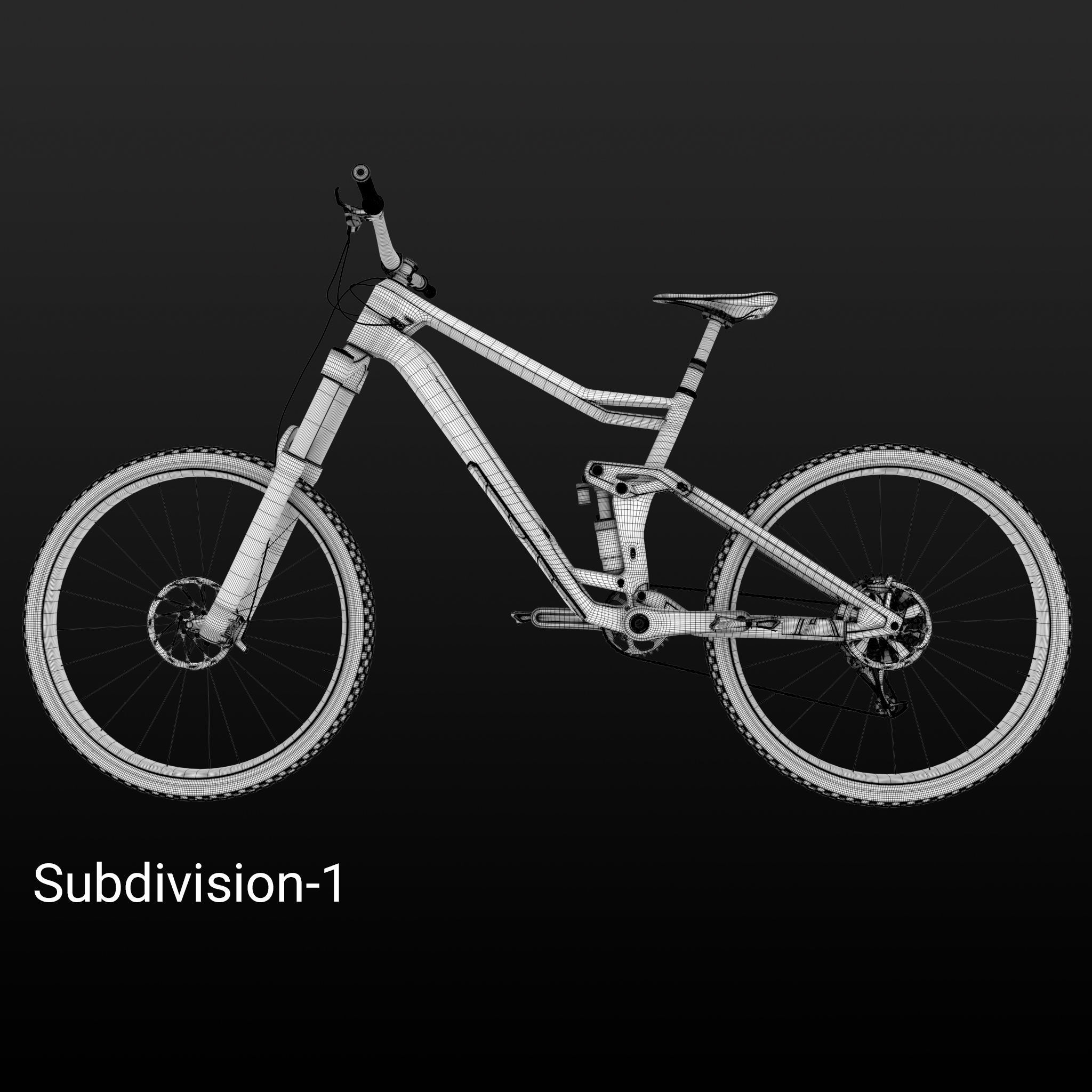 Mountain Bike mtb 3D model 3D model | CGTrader