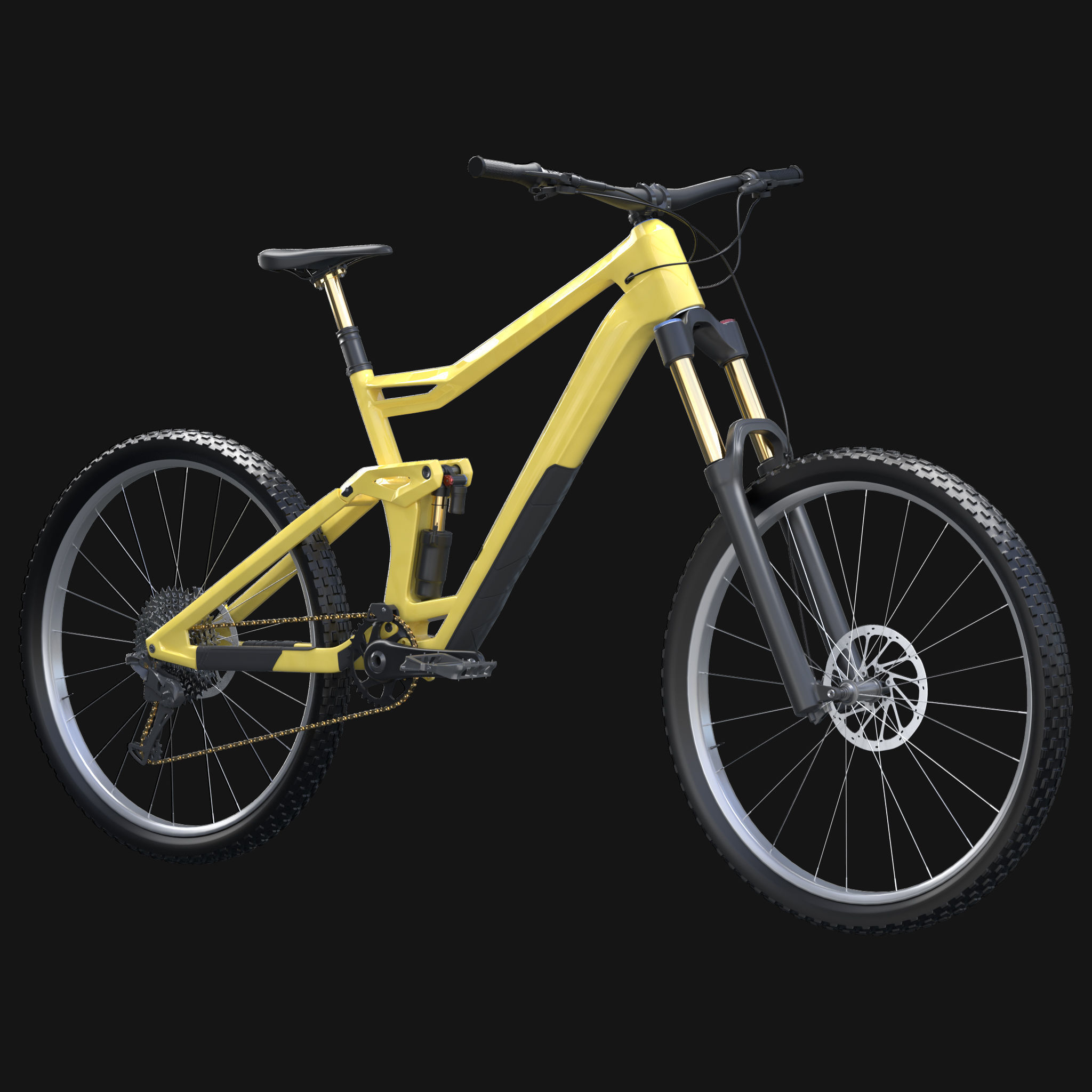 Mountain Bike mtb 3D model 3D model | CGTrader