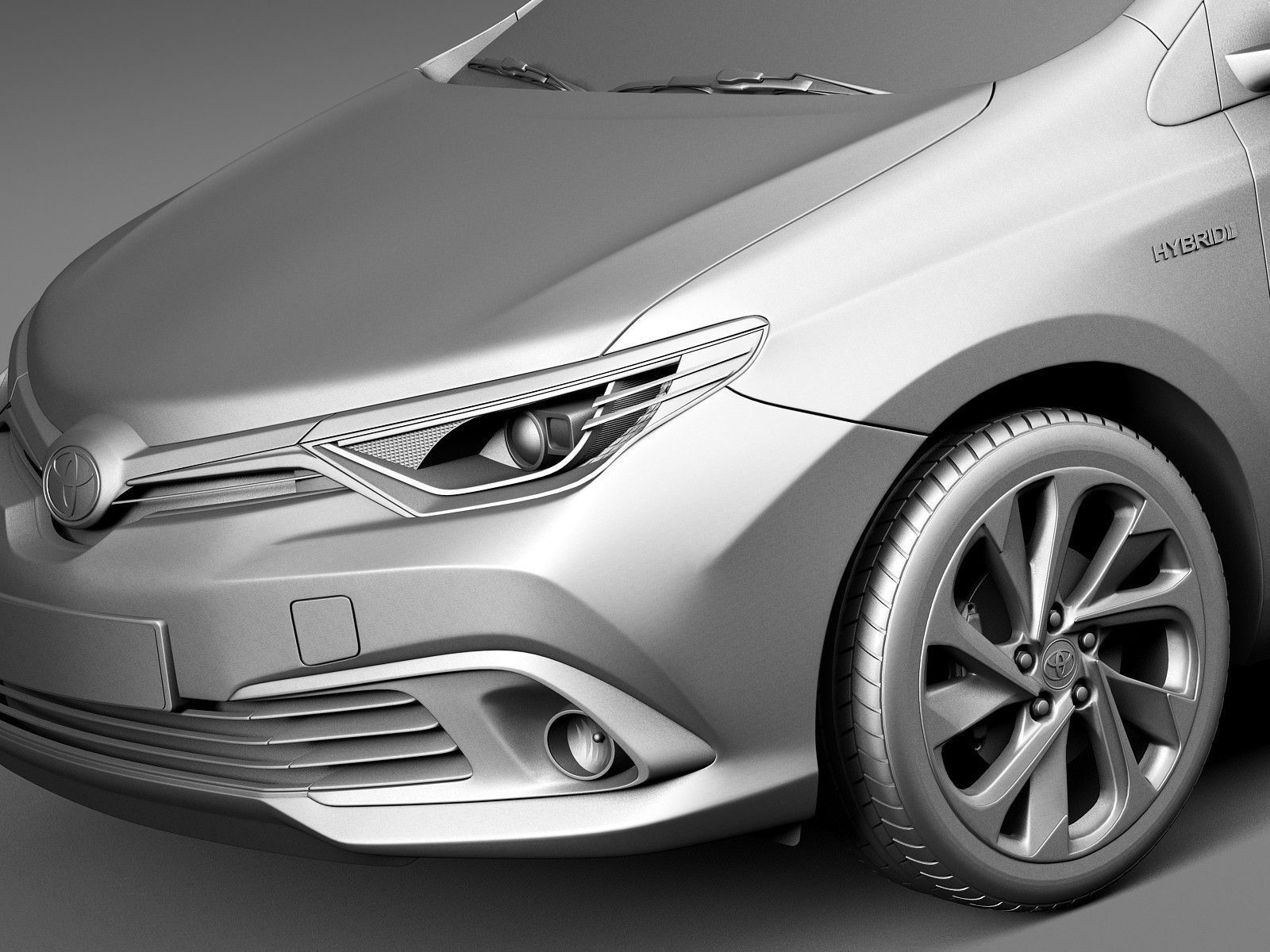 Toyota Auris 2016 3D model | CGTrader