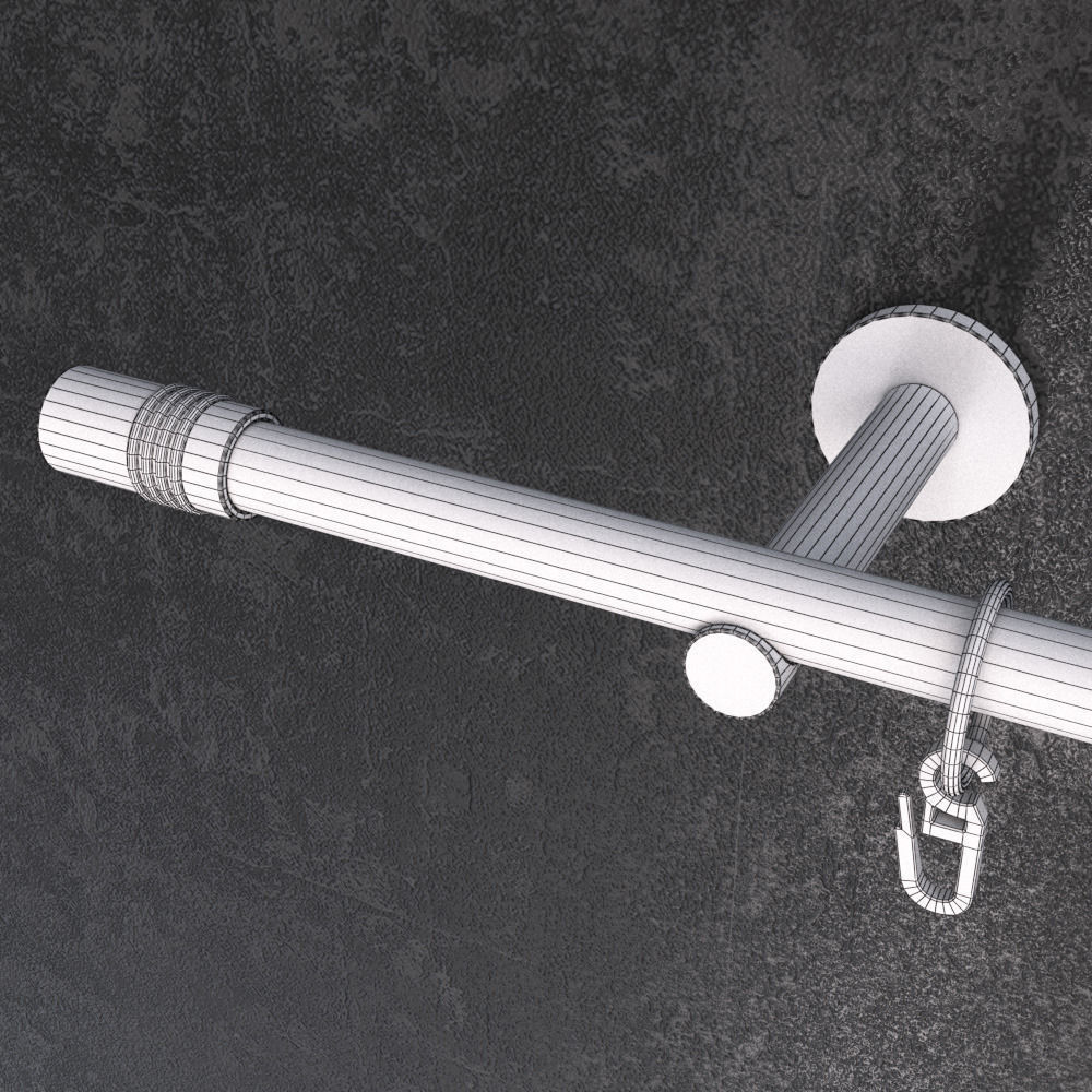 Curtain Rod 3D model | CGTrader