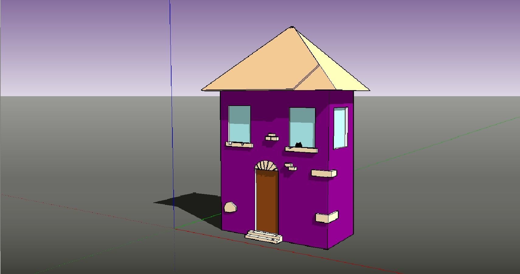 Cartoon Magic House free VR / AR / low-poly 3D model | CGTrader