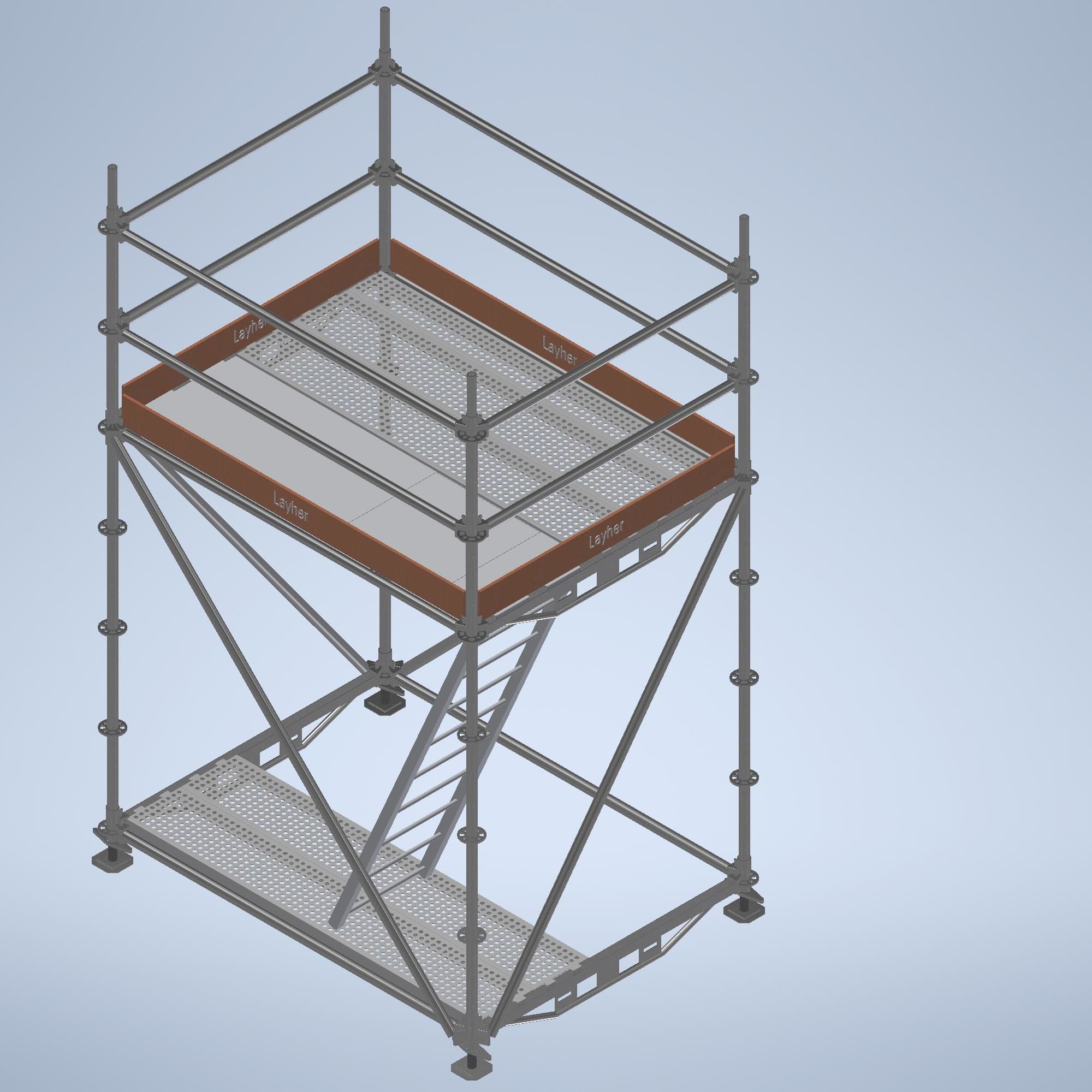 Scaffolding Allround Tower 3D model | CGTrader